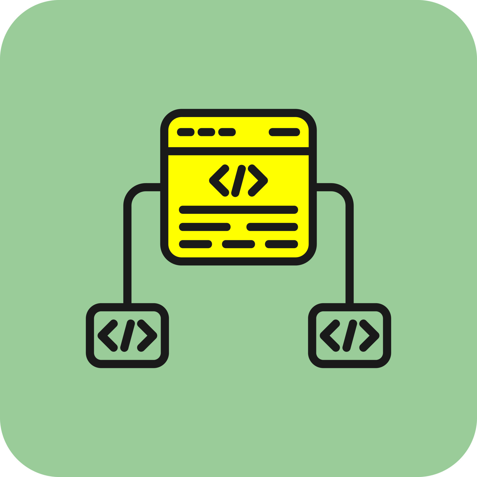 Code Framework Vector Icon Design 21349369 Vector Art at Vecteezy