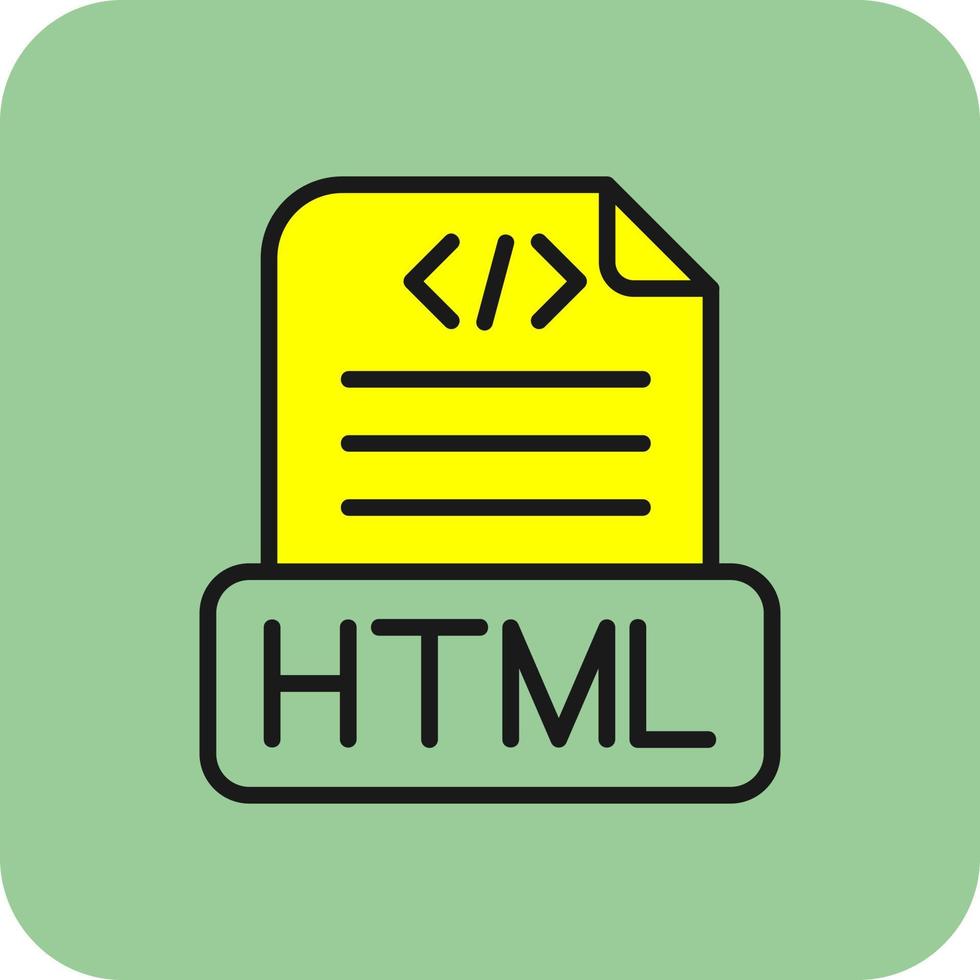 Html File Vector Icon Design 21349393 Vector Art at Vecteezy