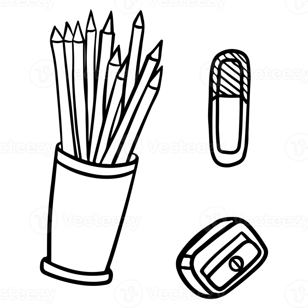 Stationery Line Art 21351008 Png