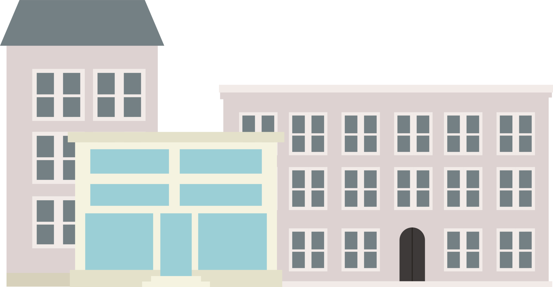 Build Flat Illustration Minimalist Buildings And Structures With Graphic Design Projects