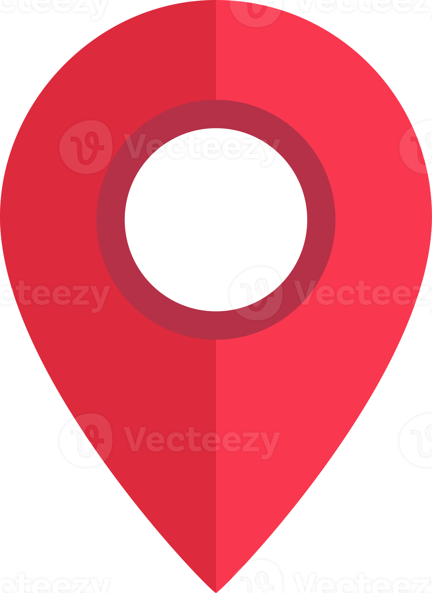 Red Location Pin Icon For Maps And Navigation 21352969 Png