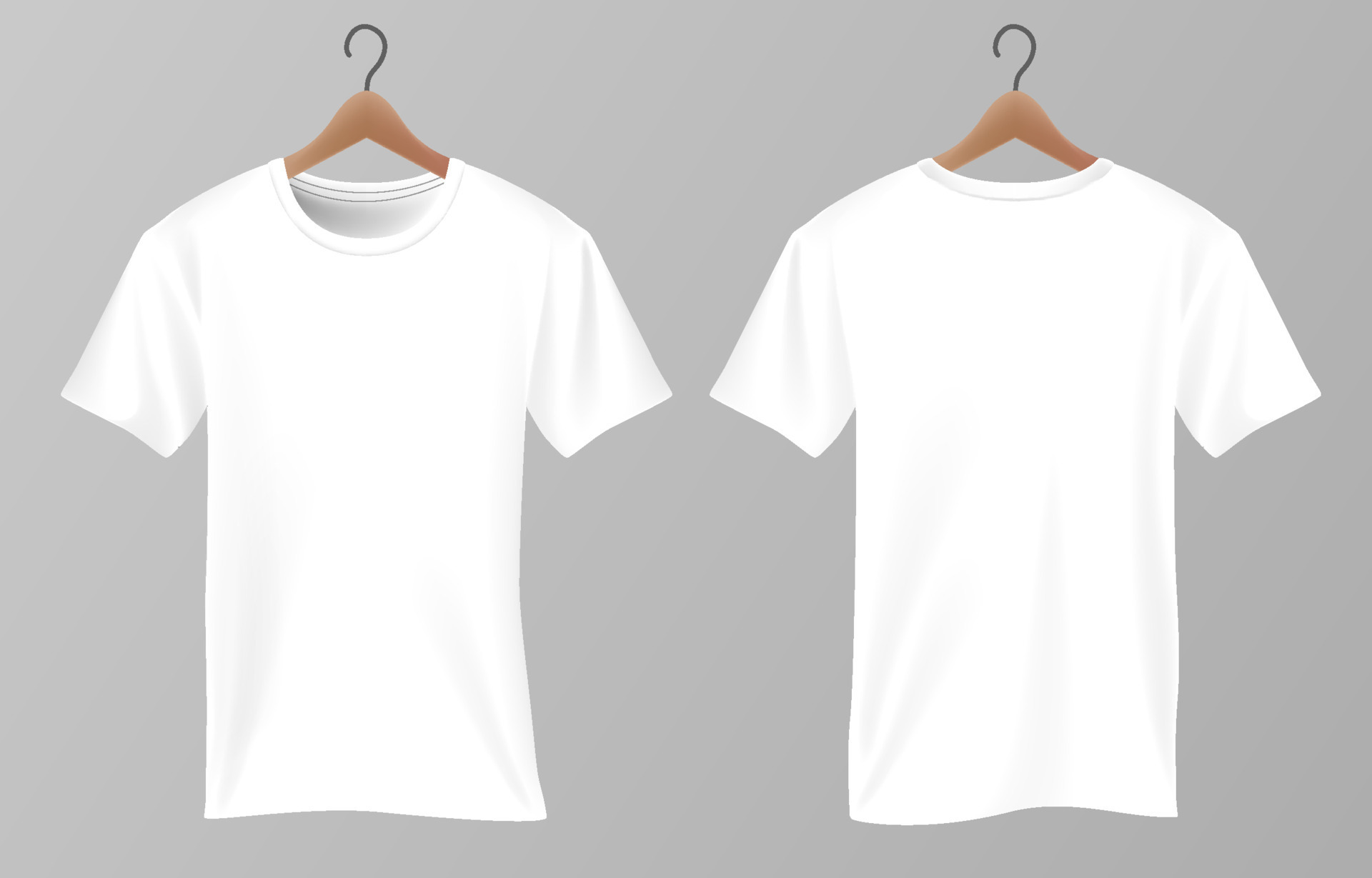 Realistic White T Shirt Mock Up 21356698 Vector Art at Vecteezy Realistic White T Shirt Mock Up 21356698 Vector Art at Vecteezy