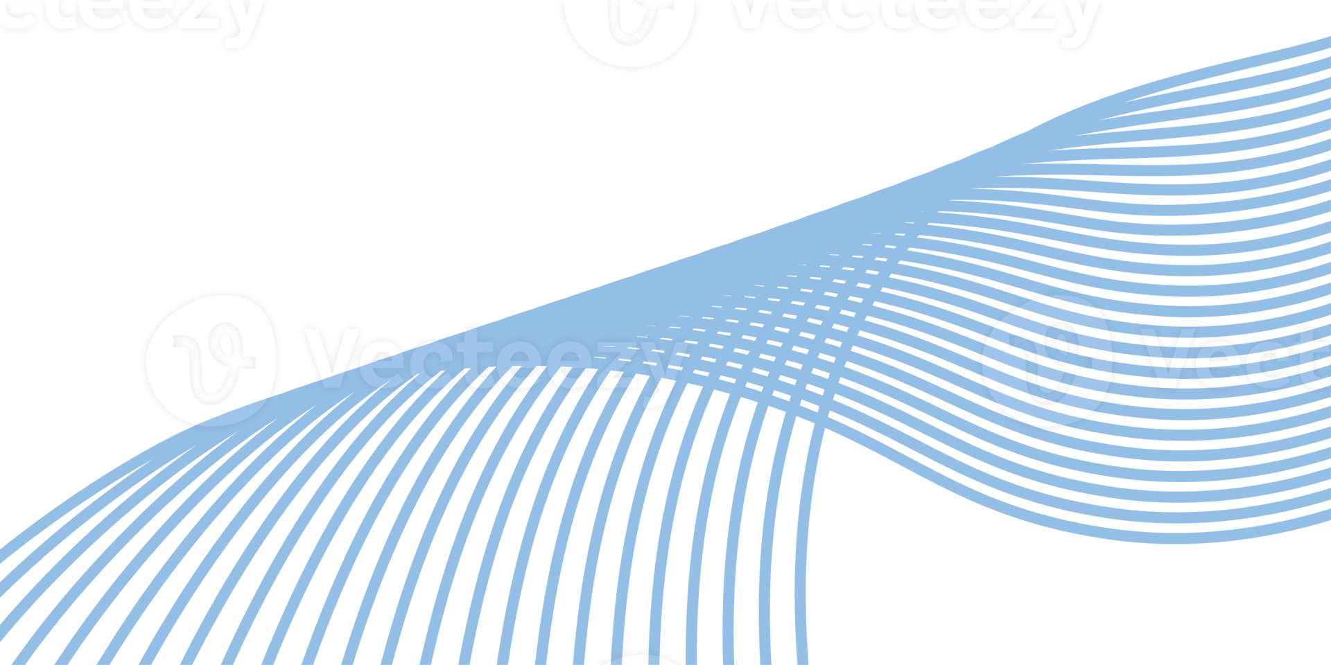Wave Lines Smooth Flowing Dynamic Multicolor Gradient Isolated On