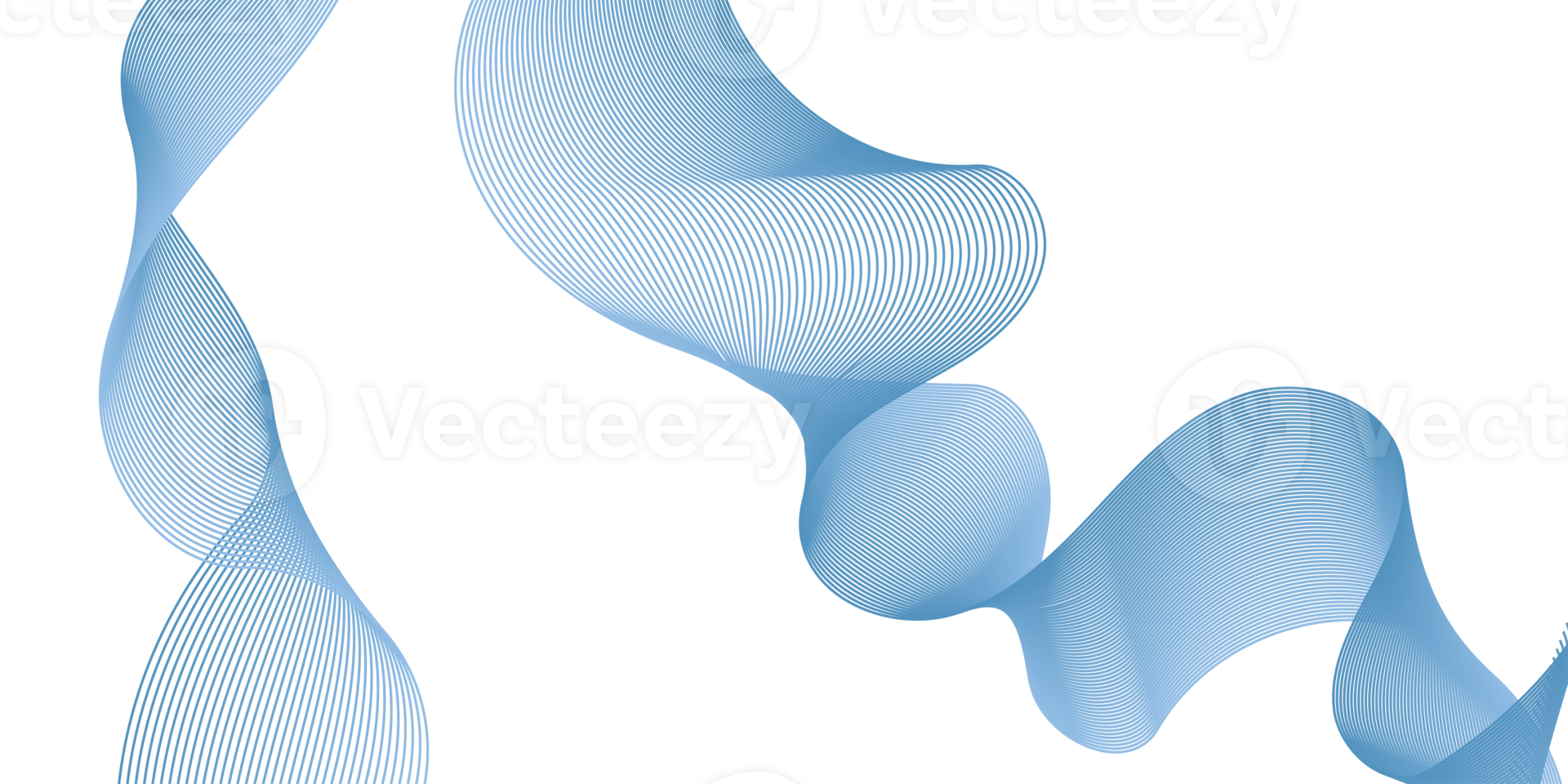 Wave lines smooth flowing dynamic multicolor gradient isolated on transparent background ...