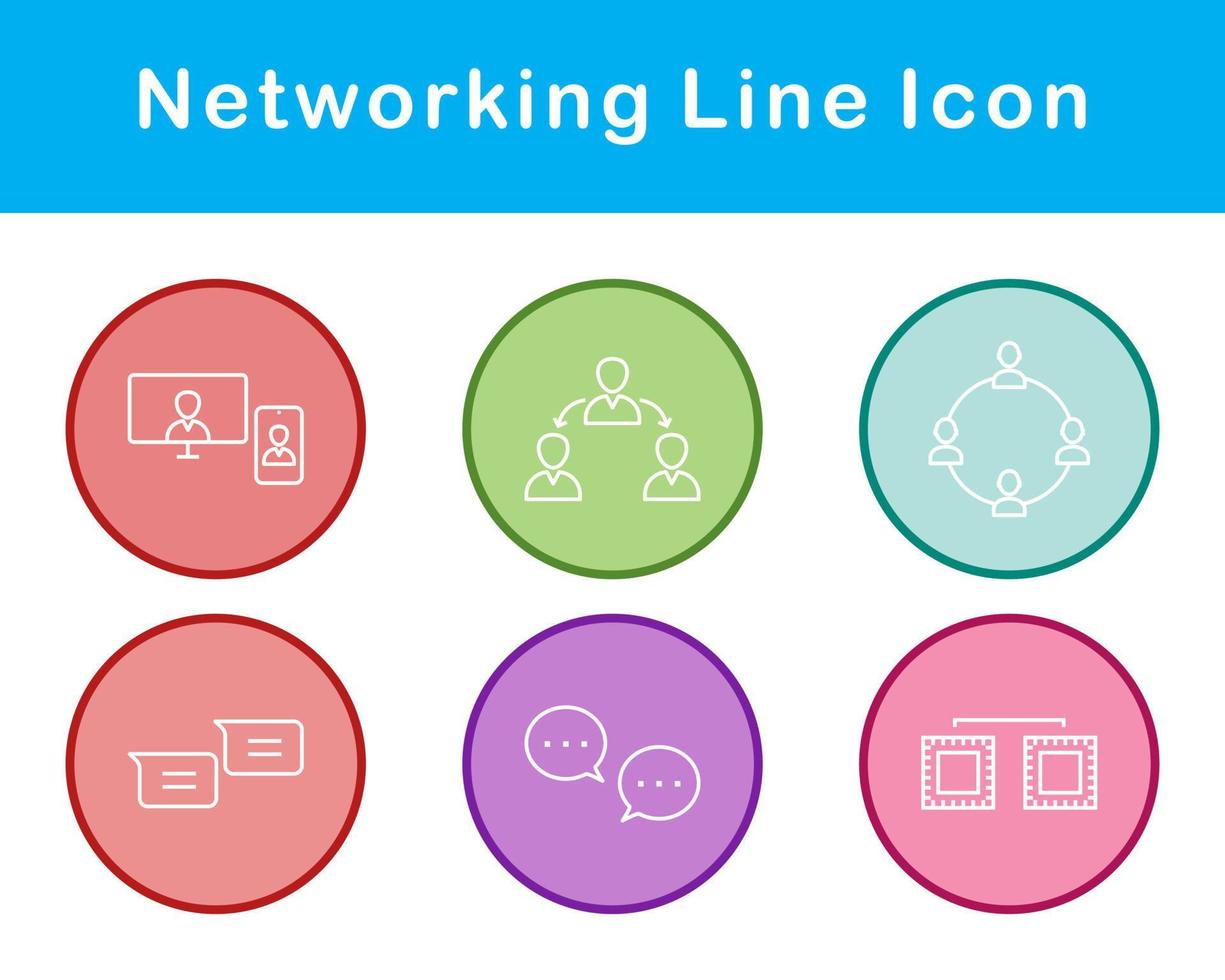 Networking Vector Icon Set 21358580 Vector Art at Vecteezy
