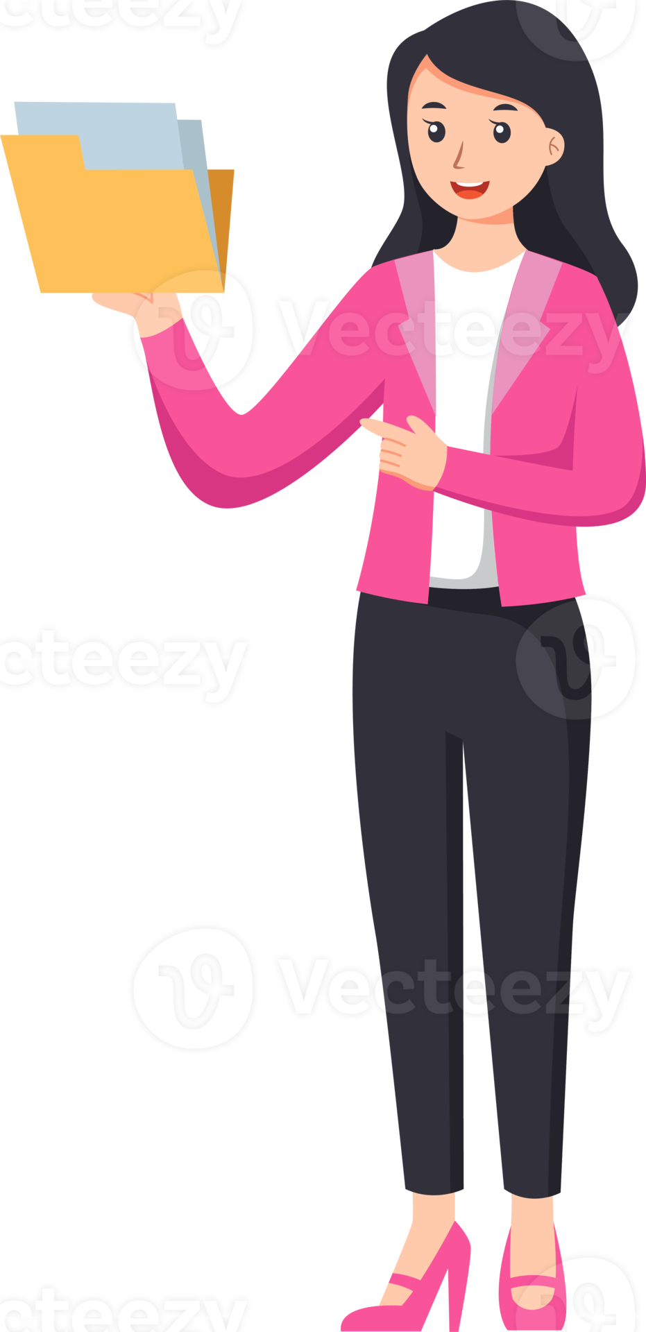 Digital Data Protection Illustration With Cyber Security Cartoon