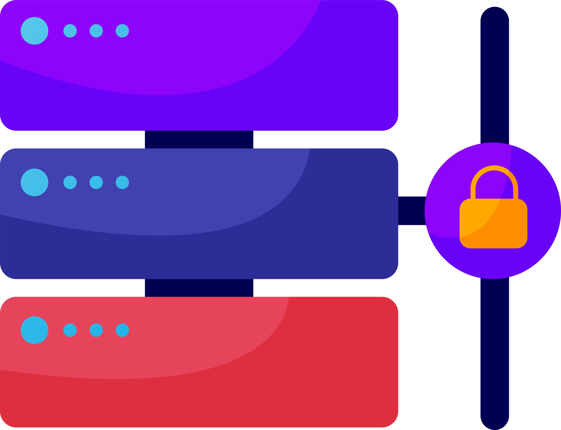 Free Digital Data Protection Design Element Icon Cyber Security Illustration Cloud Computing