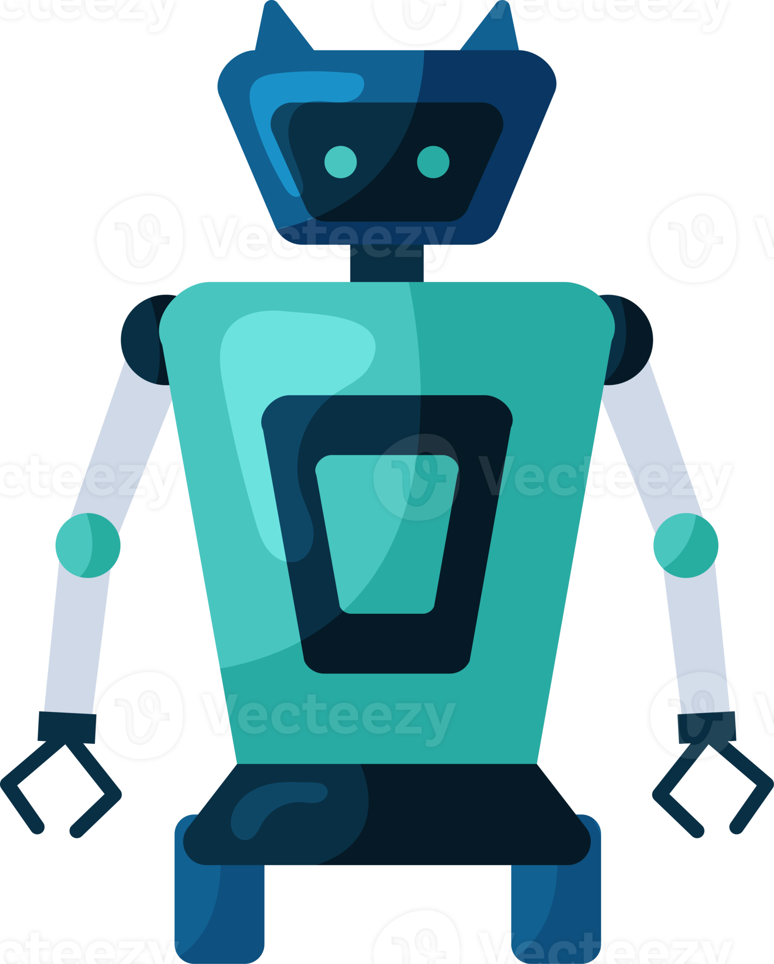 Cute Robot Chatbot Ai Bot Character Design Illustration Ai Technology And Cyber Character