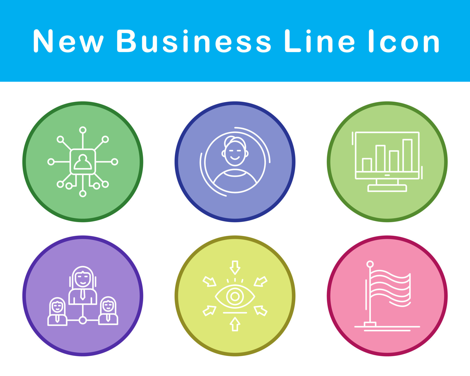 New Business Vector Icon Set 21359450 Vector Art at Vecteezy