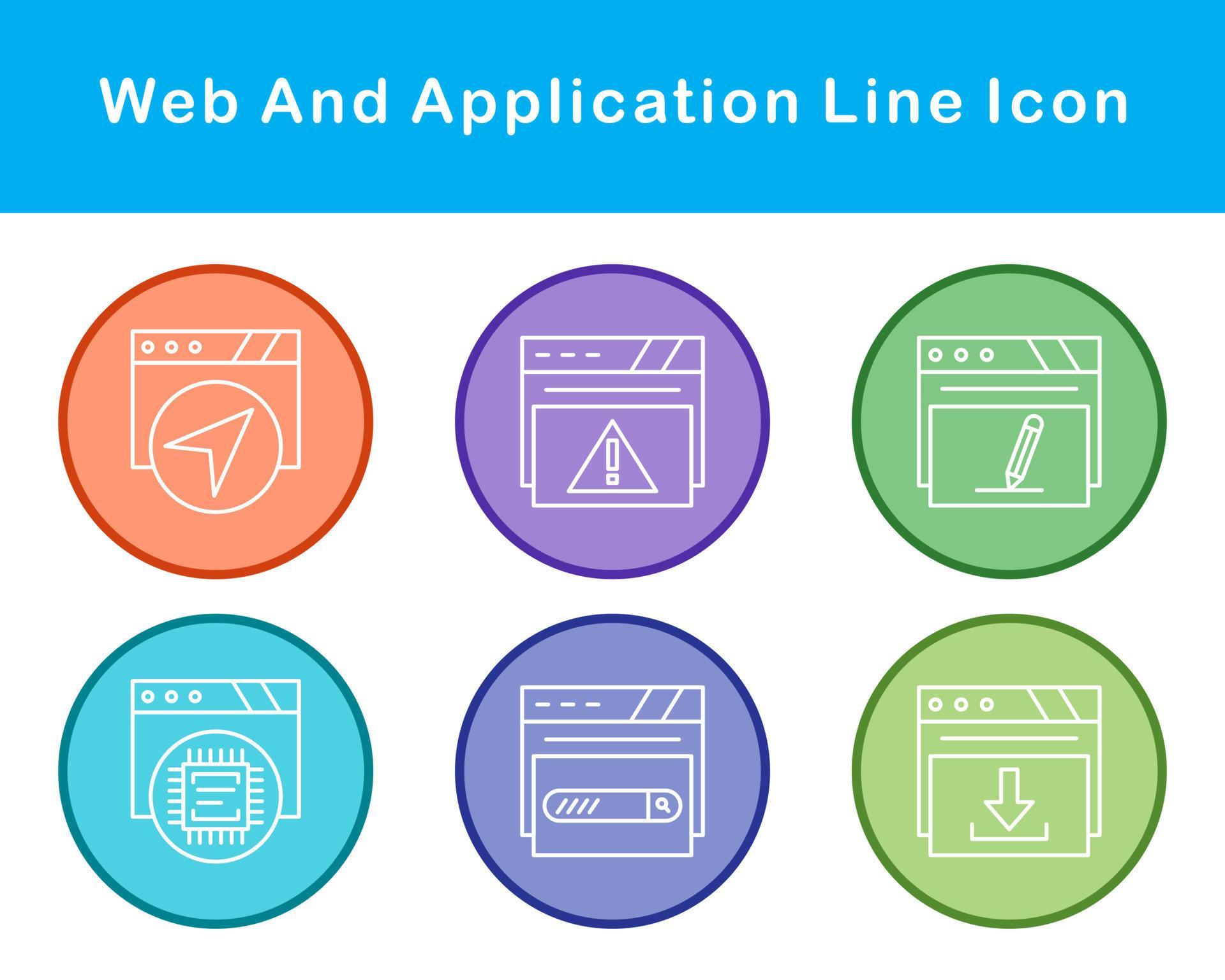 Web And Application Vector Icon Set 21359699 Vector Art at Vecteezy