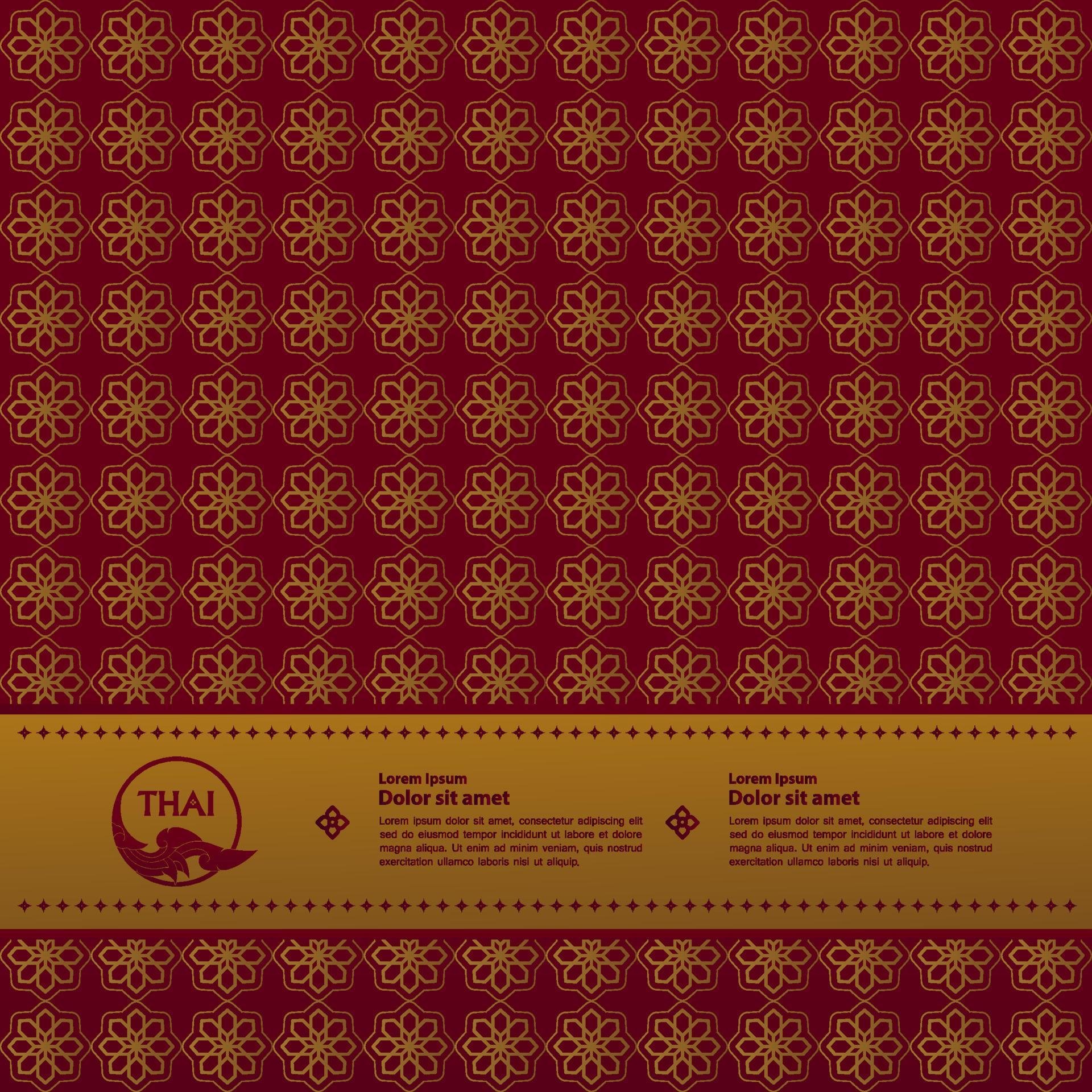 Thai Arts element for Thai graphic design vector illustration. 21360763 Vector Art at Vecteezy