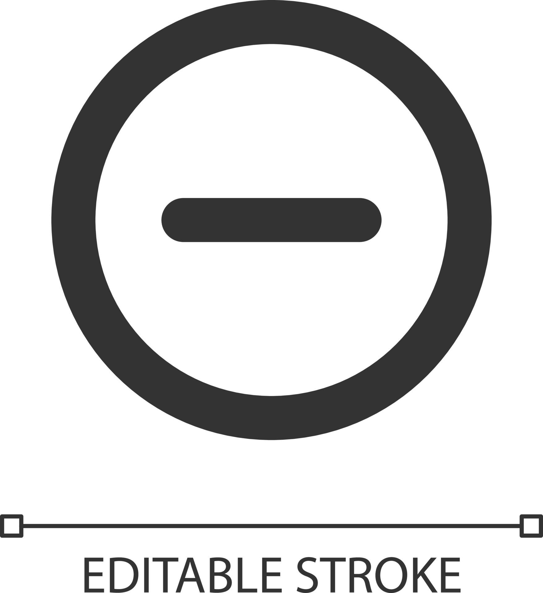 Remove Button Pixel Perfect Linear Ui Icon Decrease Volume