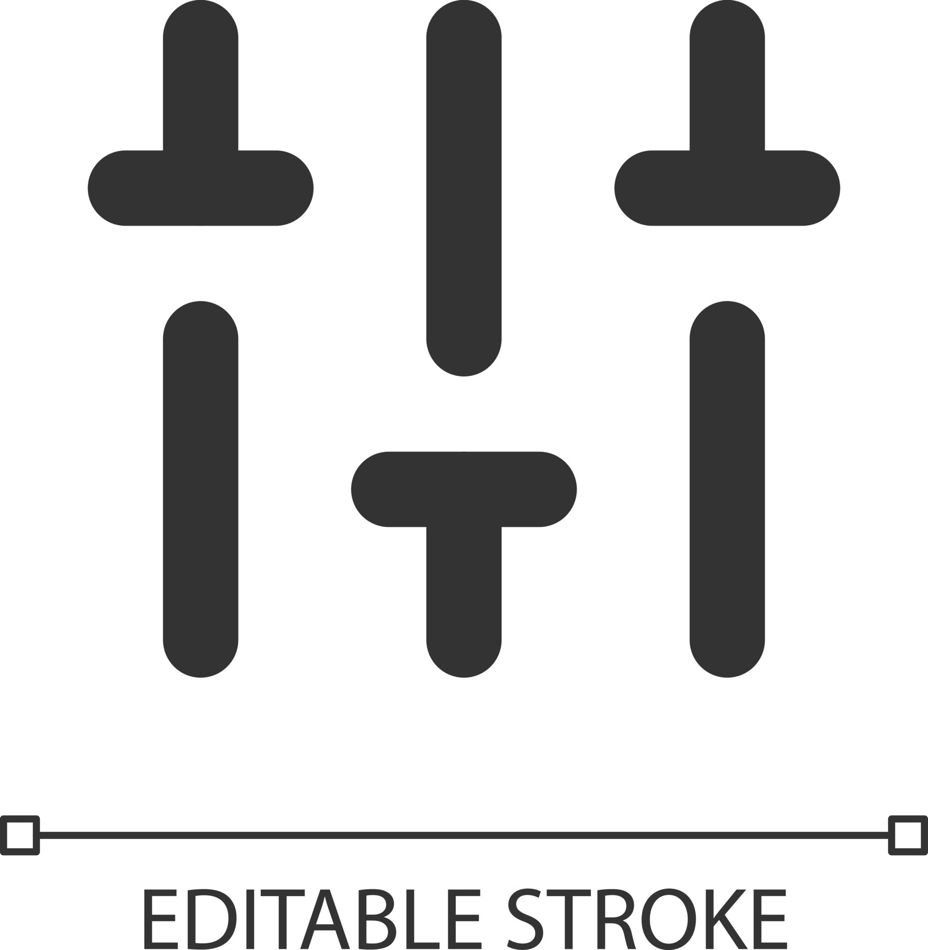 Vertical Adjustment Pixel Perfect Linear Ui Icon Sound Control Music Level Adjust Gui Ux