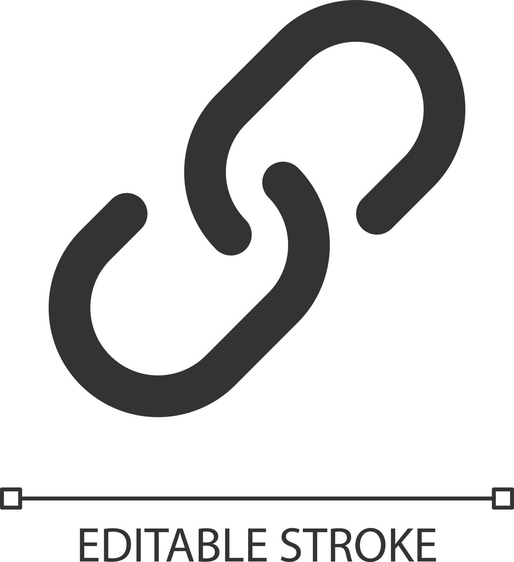 Resources And Links Pixel Perfect Linear Ui Icon Sharing On Social Media Linking Chain Gui