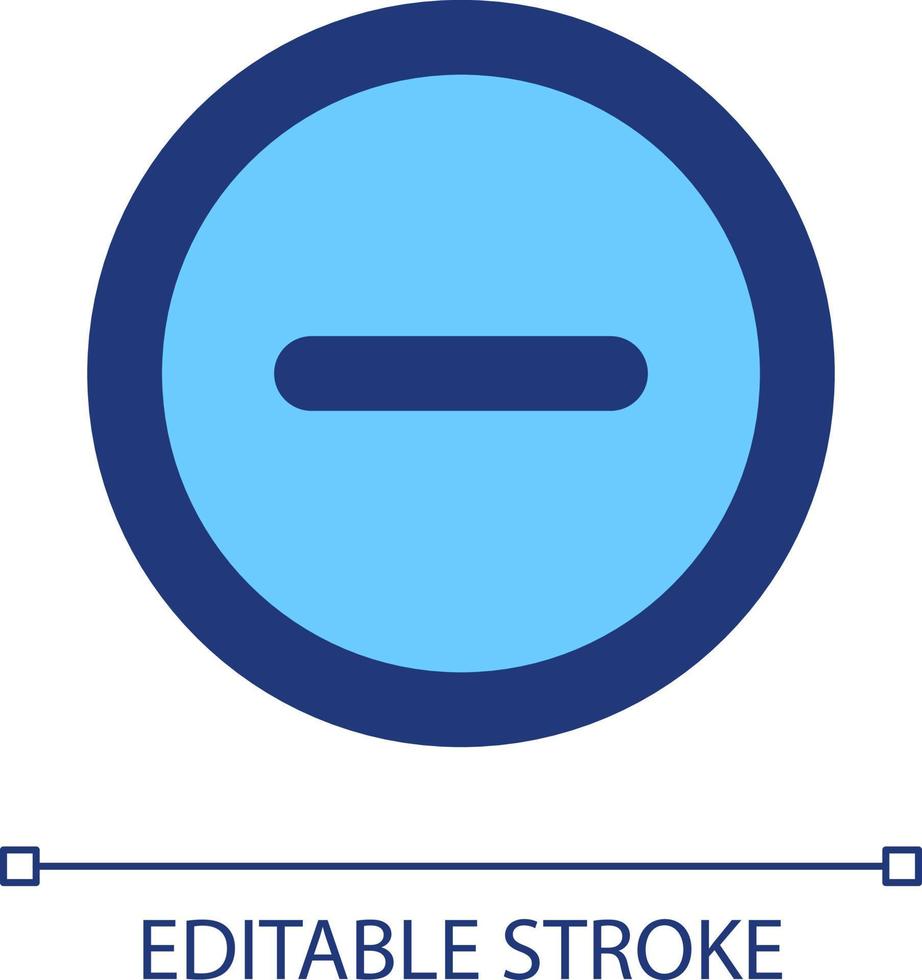 Remove Button Pixel Perfect Rgb Color Ui Icon Decrease Volume Toolbar Simple Filled Line