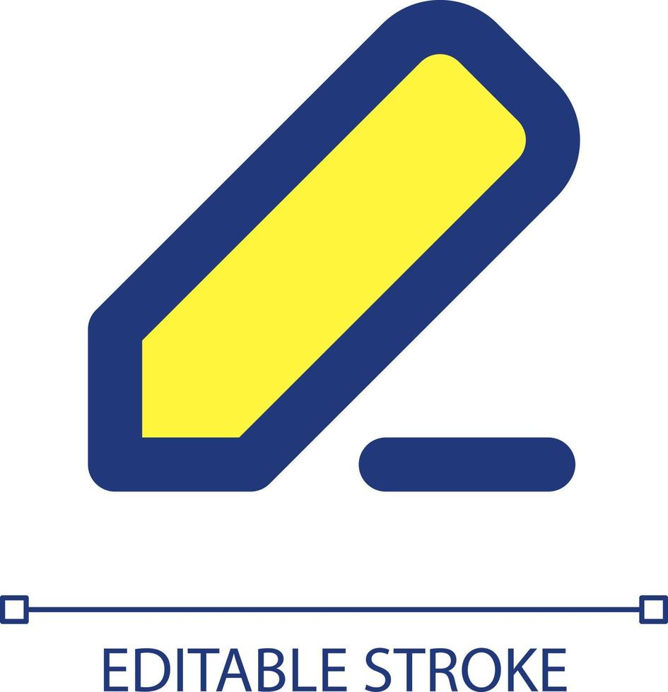 Note taking pixel perfect RGB color ui icon. Editing text. Digital notebook. Simple filled line ...