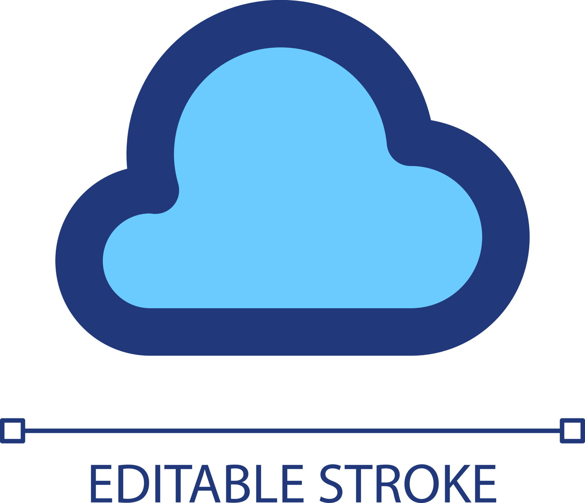 Cloud Computing Pixel Perfect Rgb Color Ui Icon Data Storage File Sharing Simple Filled Line