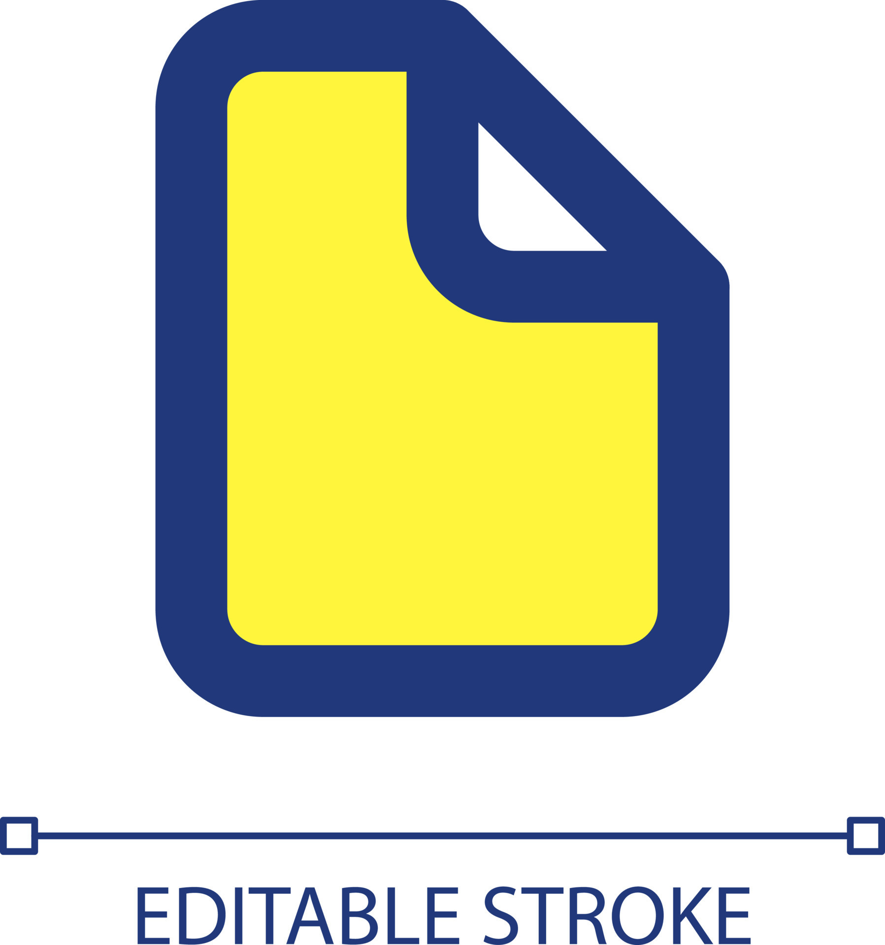 File pixel perfect RGB color ui icon. Desktop shortcut. Note taking application. Simple filled ...