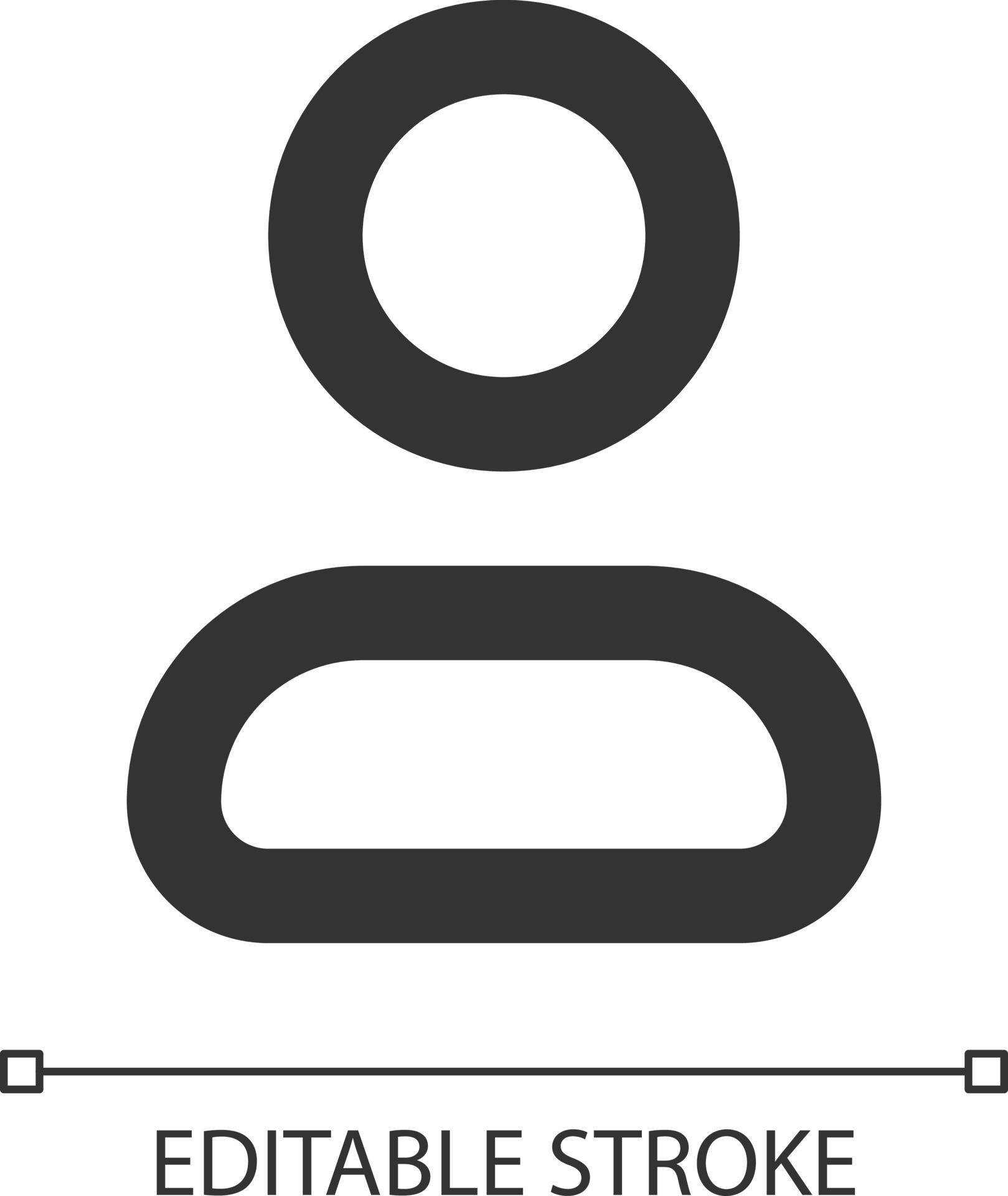 Contact Pixel Perfect Linear Ui Icon Address Book Profile Page User