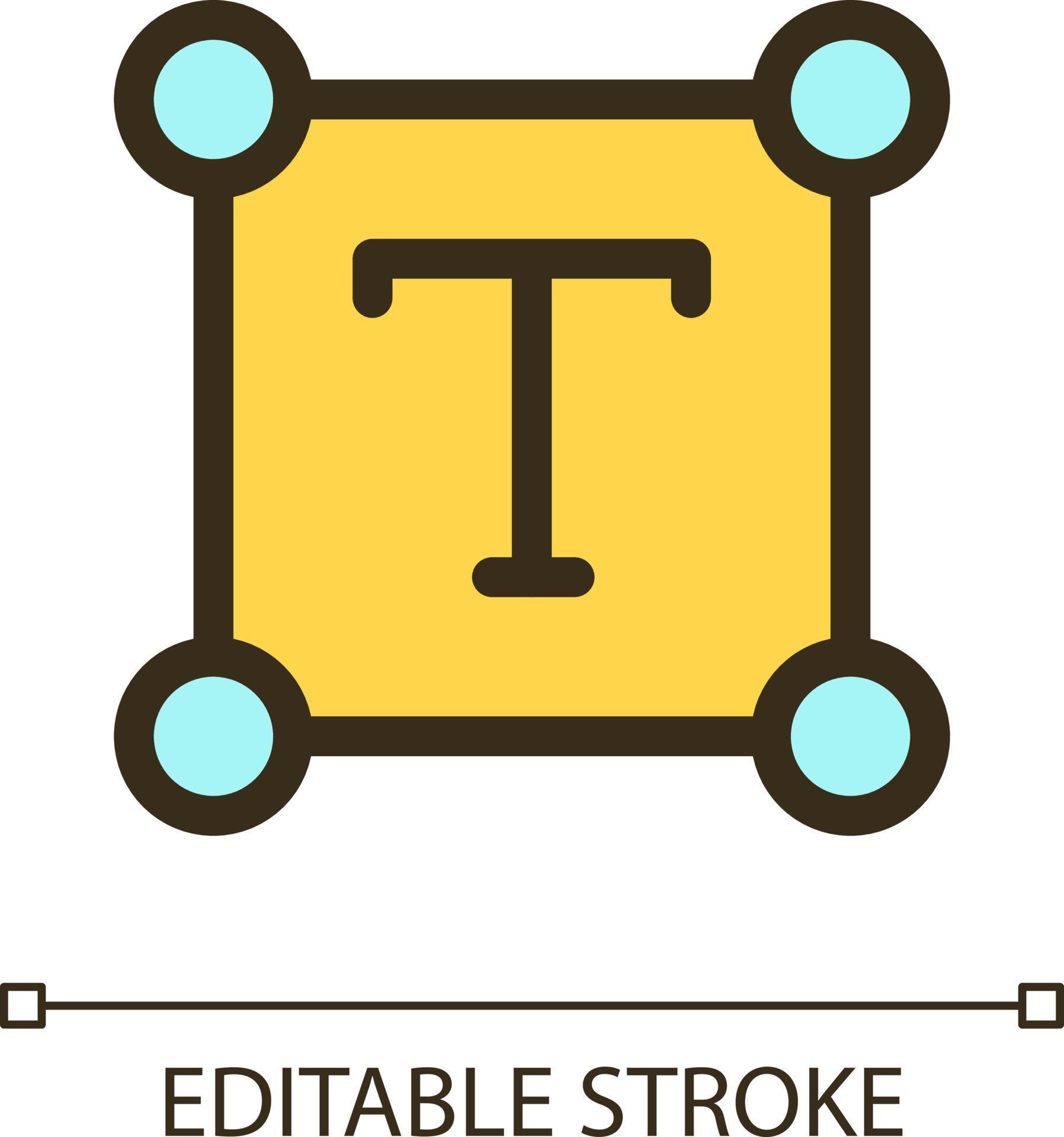 Text Pixel Perfect Rgb Color Ui Icon Type Characters Over Image Simple Filled Line Element