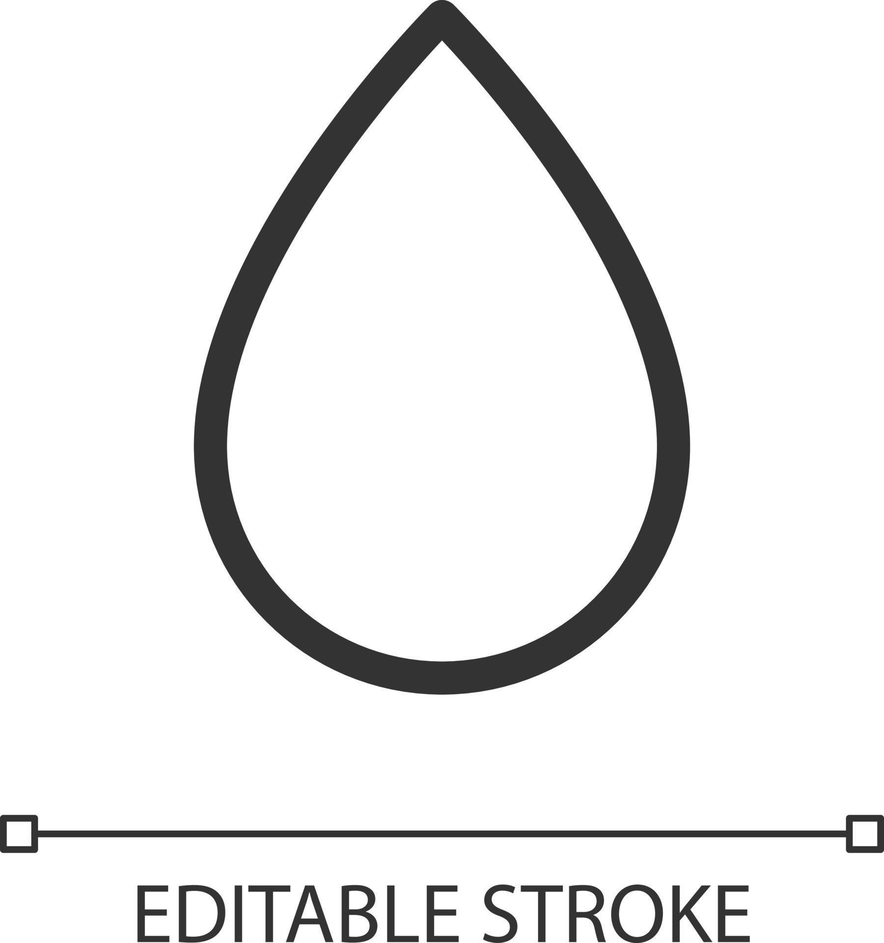 Blur pixel perfect linear ui icon. Photo editor instrument. Bokeh effect. Photography. GUI, UX ...