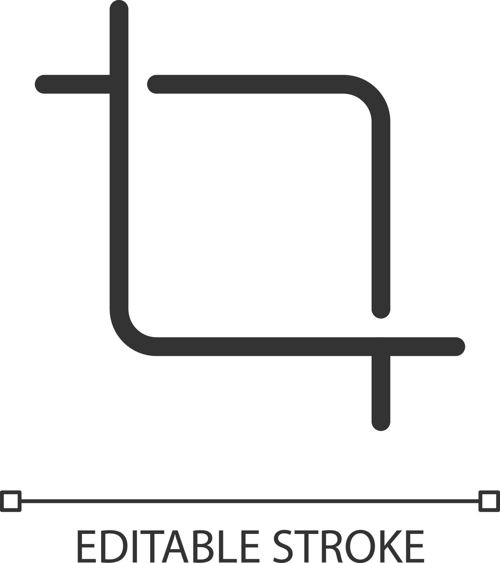 Crop Picture Pixel Perfect Linear Ui Icon Photography Composition