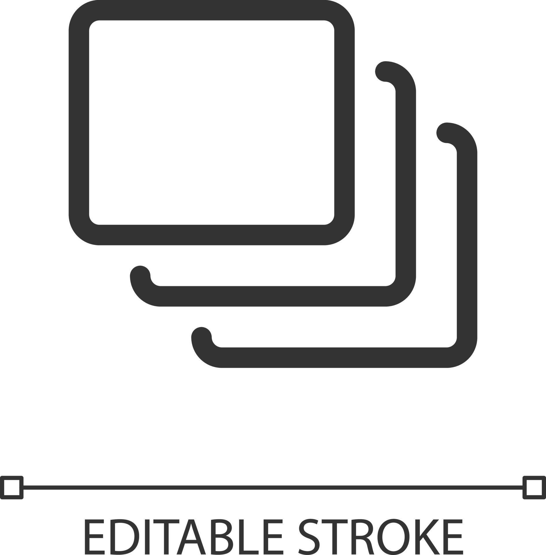 Series Of Layers Pixel Perfect Linear Ui Icon Digital Image Editing Sequence Of Shots Gui Ux