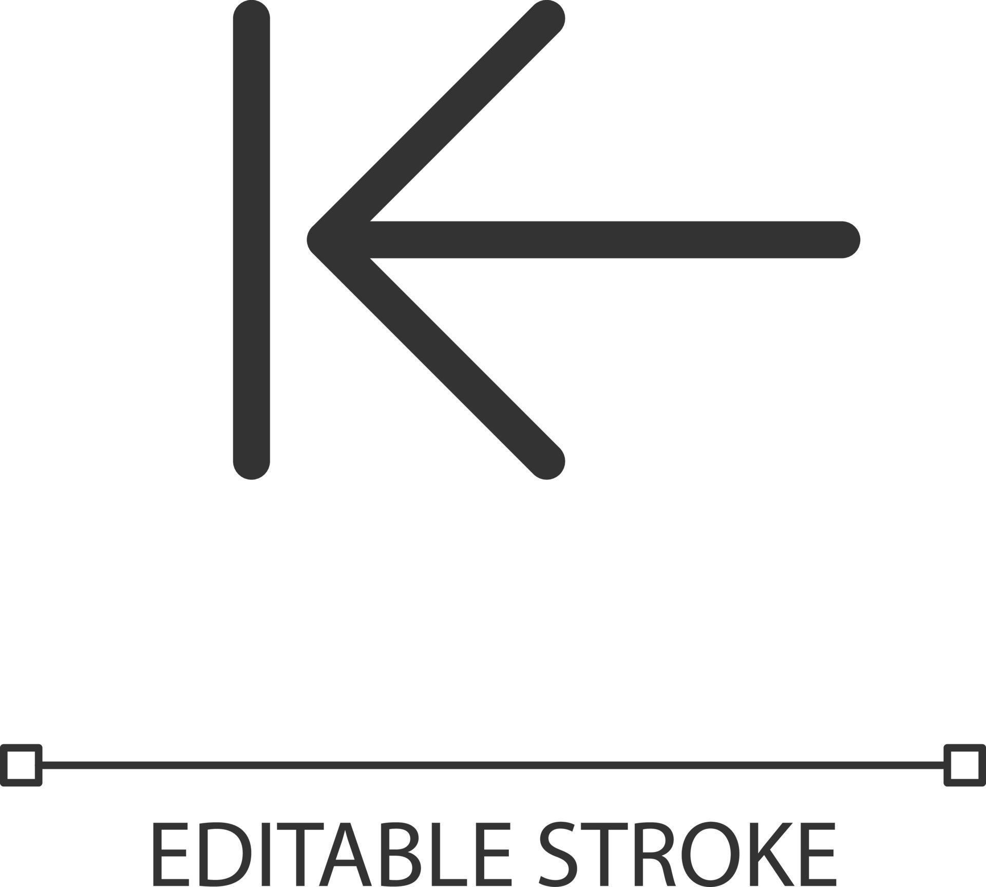 Previous Step Pixel Perfect Linear Ui Icon Web Browser Navigation Digital Program Feature Gui