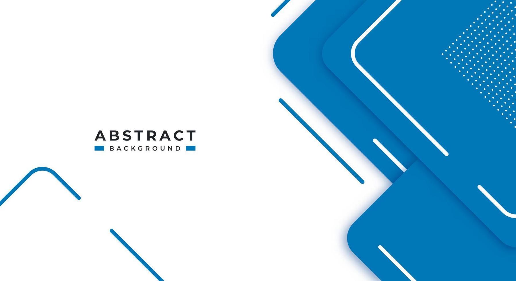 Abstract Blue Background Geometric Shape Paper Layers with Copy Space ...