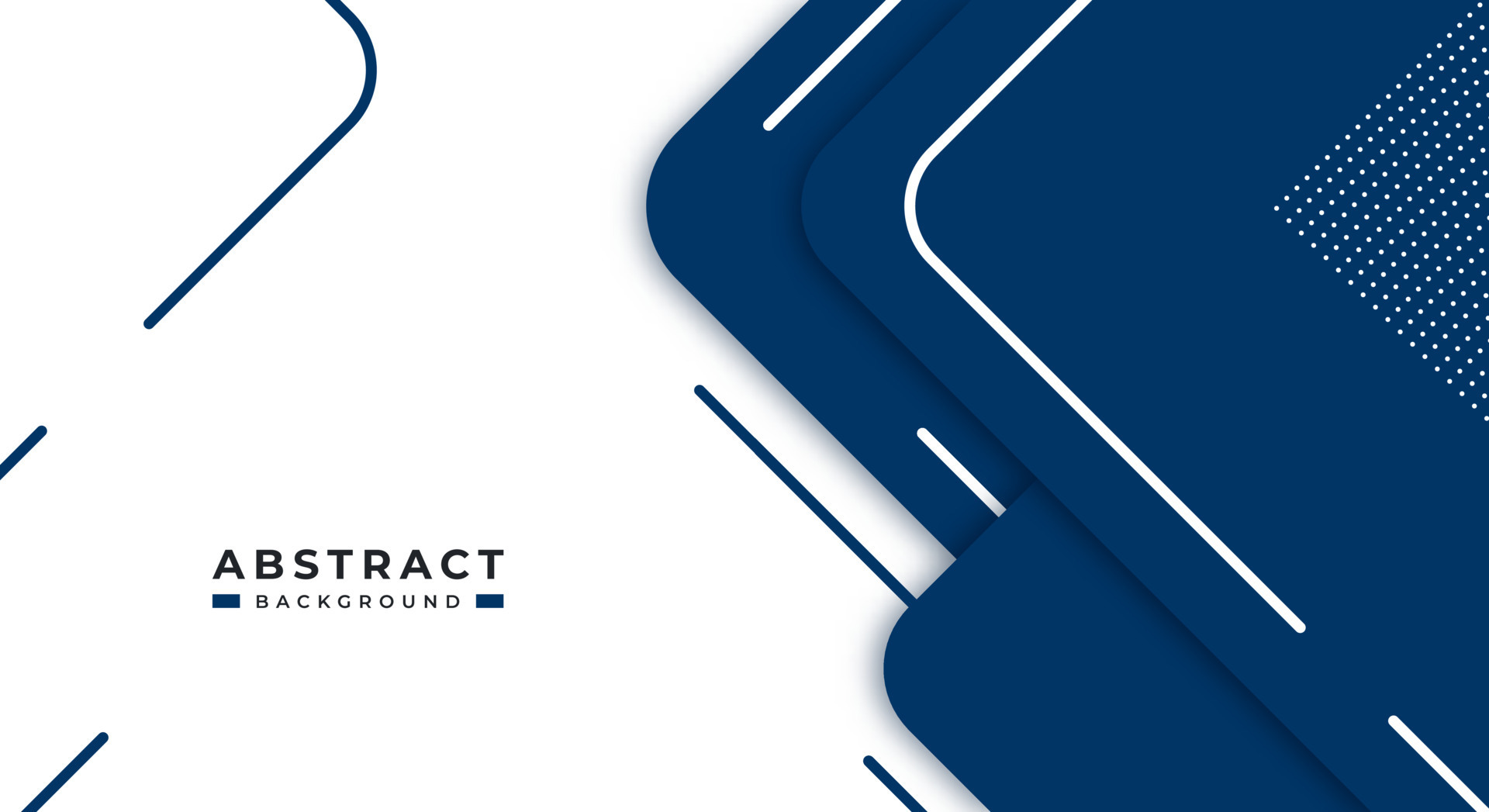 Abstract Blue Background Geometric Shape Paper Layers with Copy Space ...