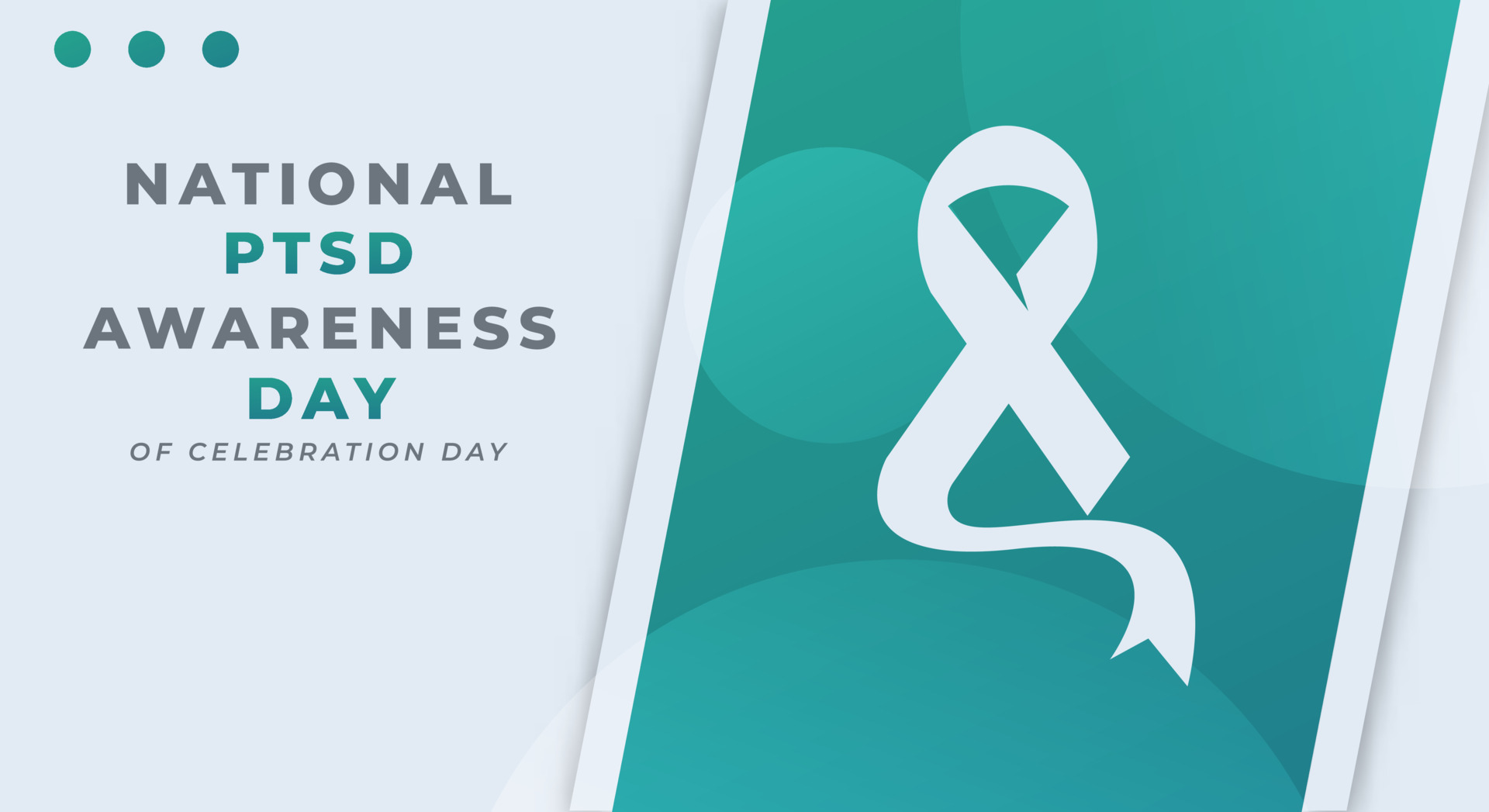 Happy Ptsd Awareness Day Celebration Vector Design Illustration For Background Poster Banner