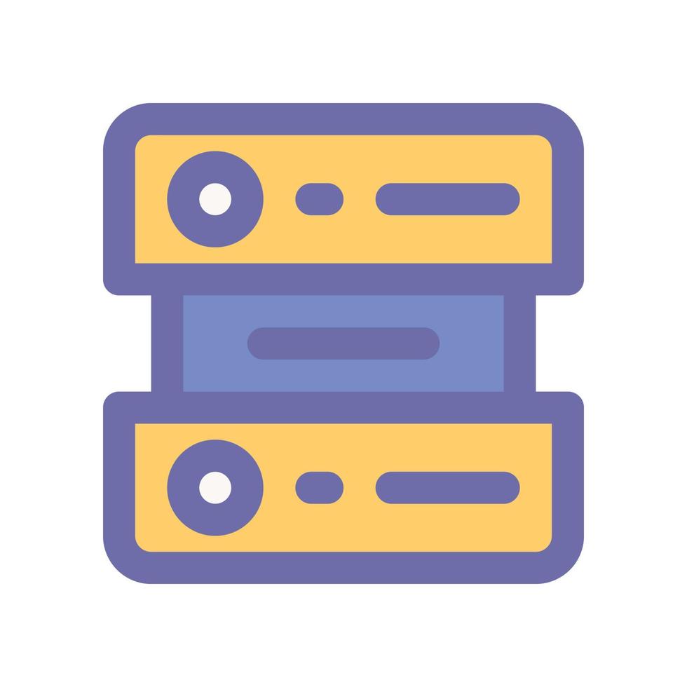 server icon for your website design, logo, app, UI. 21374237 Vector Art ...