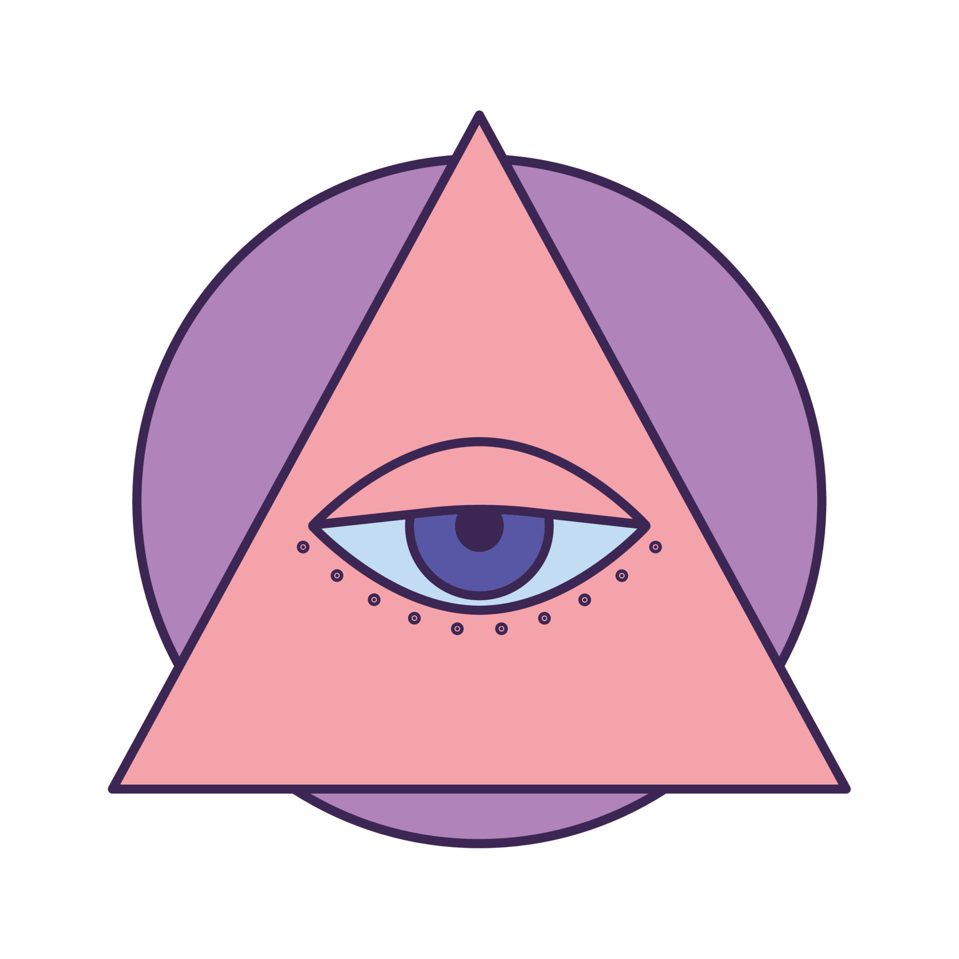 Pink Pyramind Design 21374980 Vector Art At Vecteezy