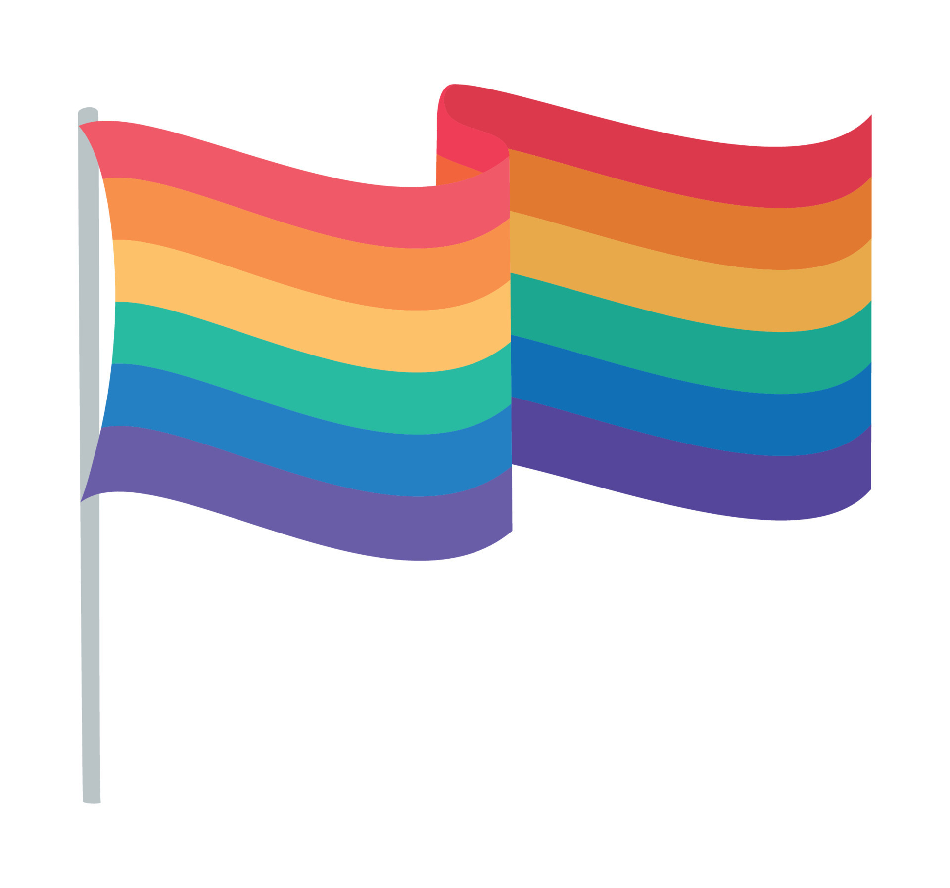 colored lgbtq flag 21375179 Vector Art at Vecteezy