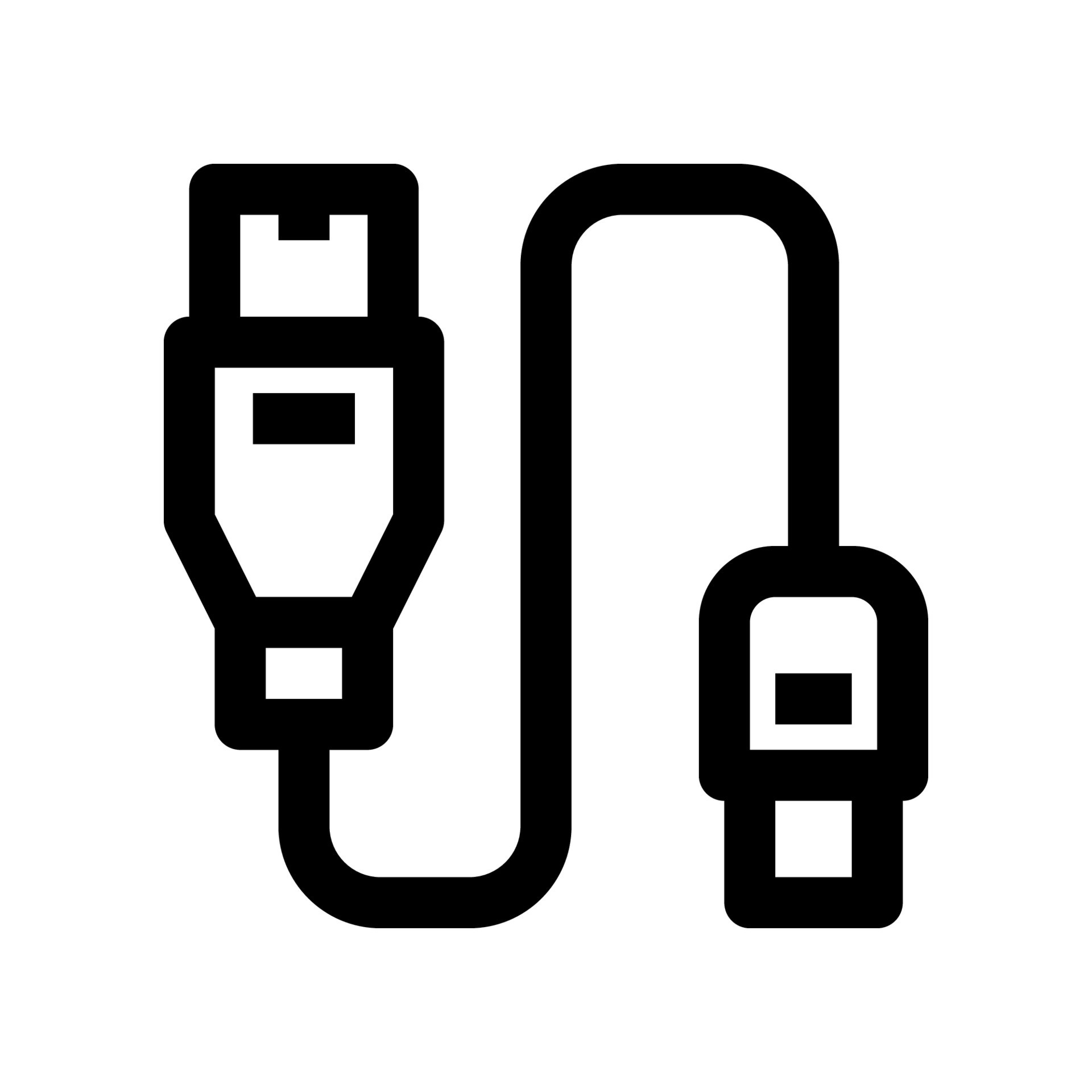 Cable Usb Icon For Your Website Mobile Presentation And Logo Design 21376686 Vector Art At