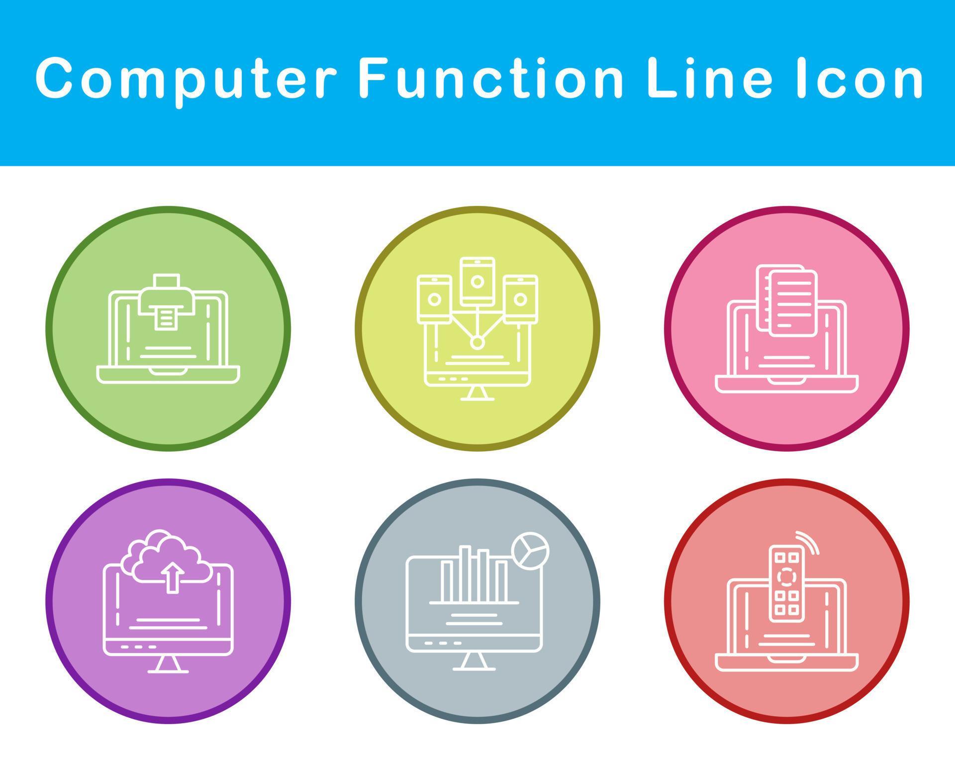 Computer Function Vector Icon Set 21376757 Vector Art at Vecteezy