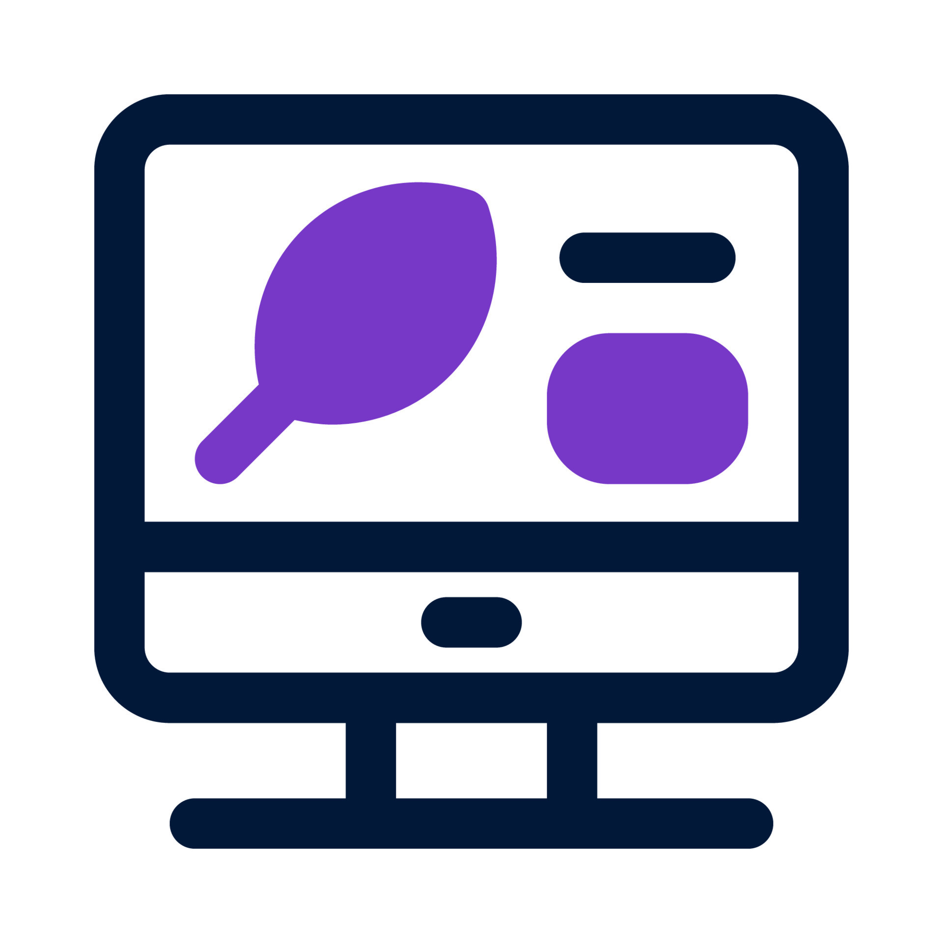 monitoring icon for your website, mobile, presentation, and logo design ...