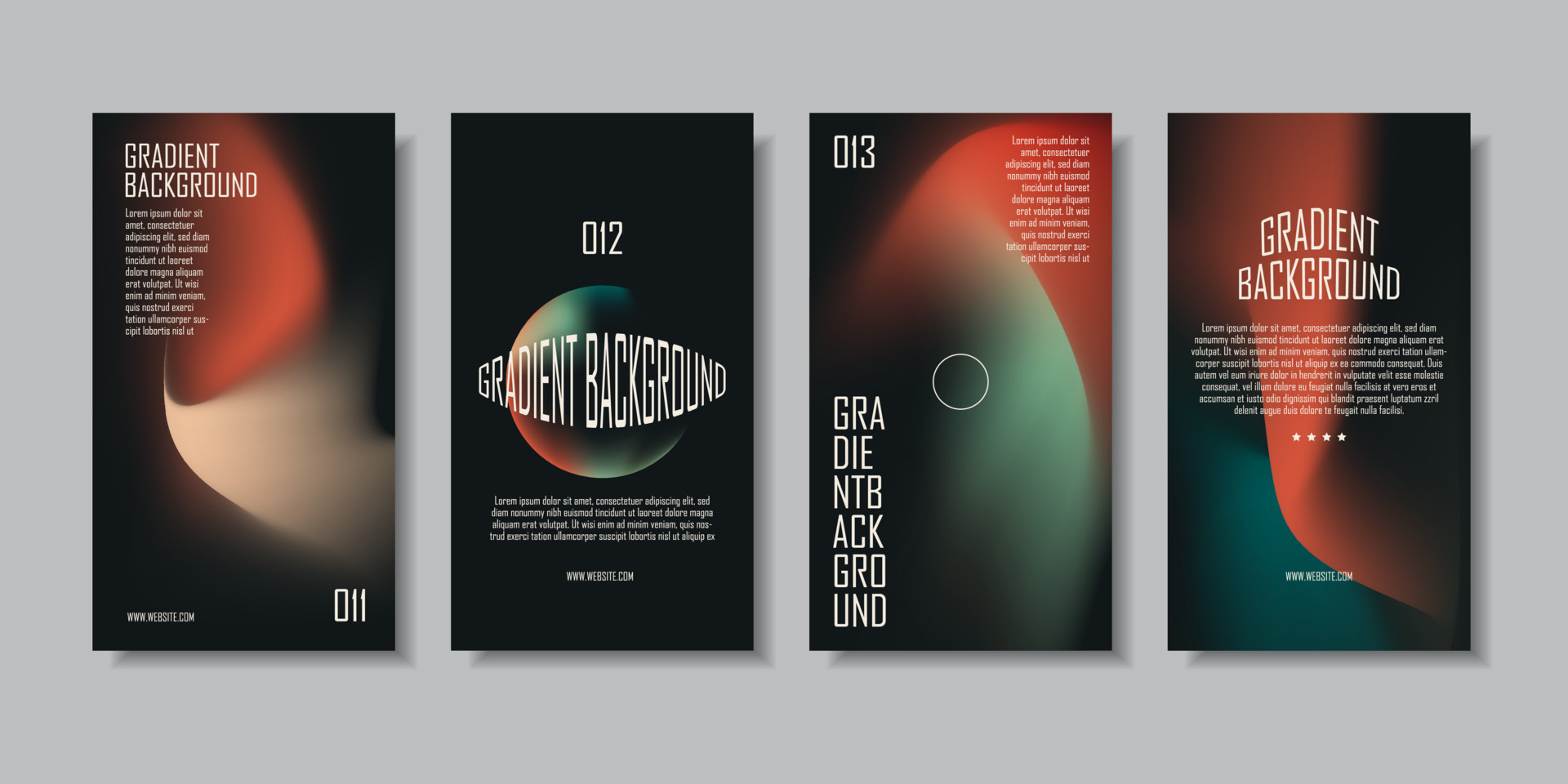 Modern trendy and simple gradient cover design template. Enhance your ...