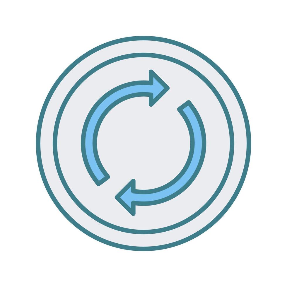 Loop Vector Icon 21380029 Vector Art at Vecteezy