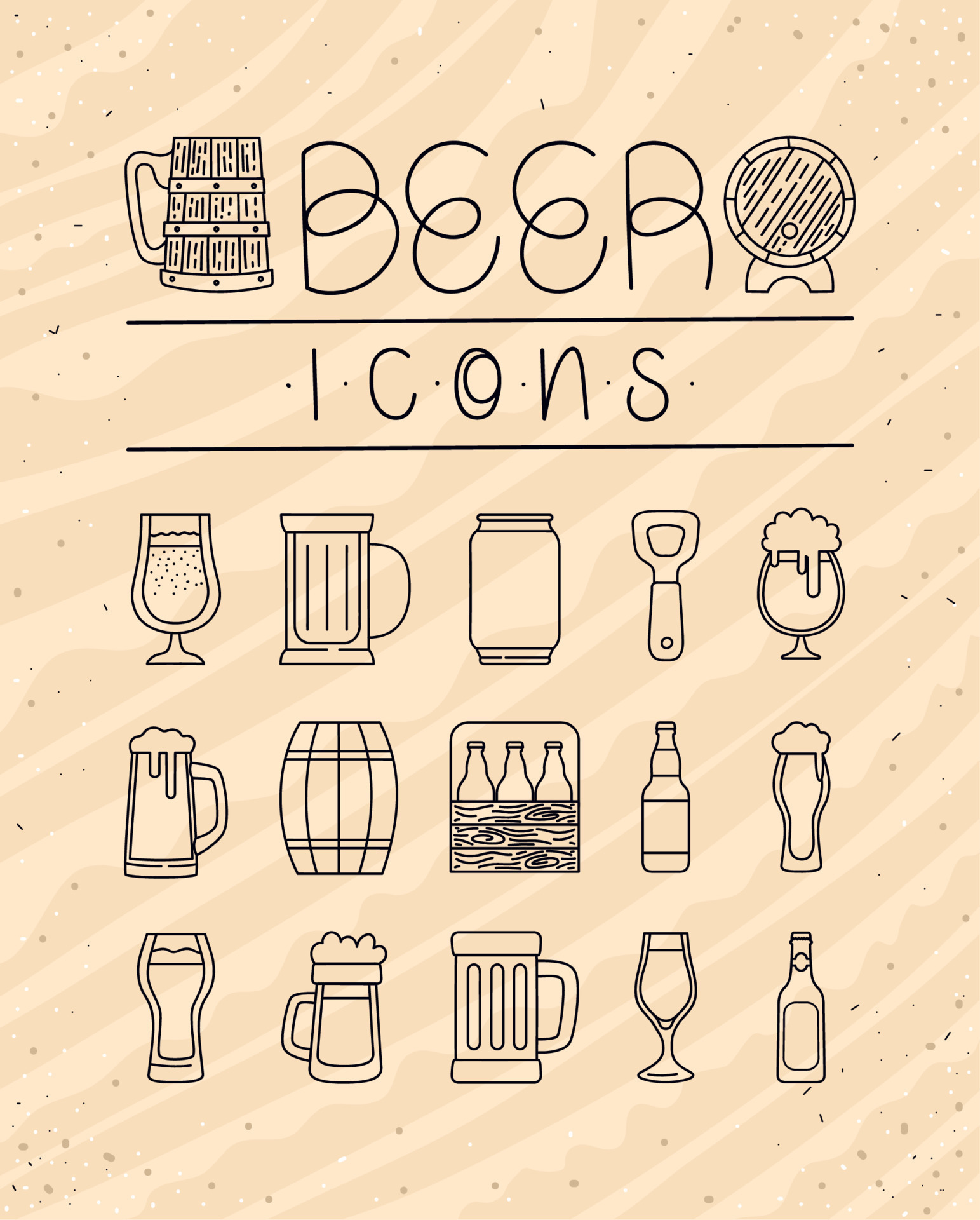 beer icons set 21380200 Vector Art at Vecteezy beer icons set 21380200 Vector Art at Vecteezy