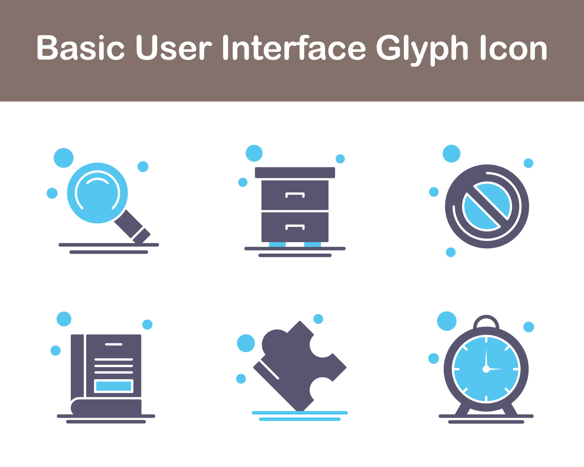 Basic User Interface Vector Icon Set 21380410 Vector Art at Vecteezy