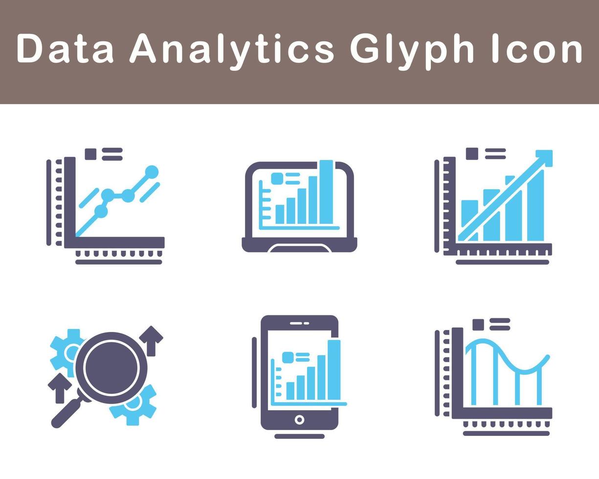 Data Analytics Vector Icon Set 21380413 Vector Art at Vecteezy