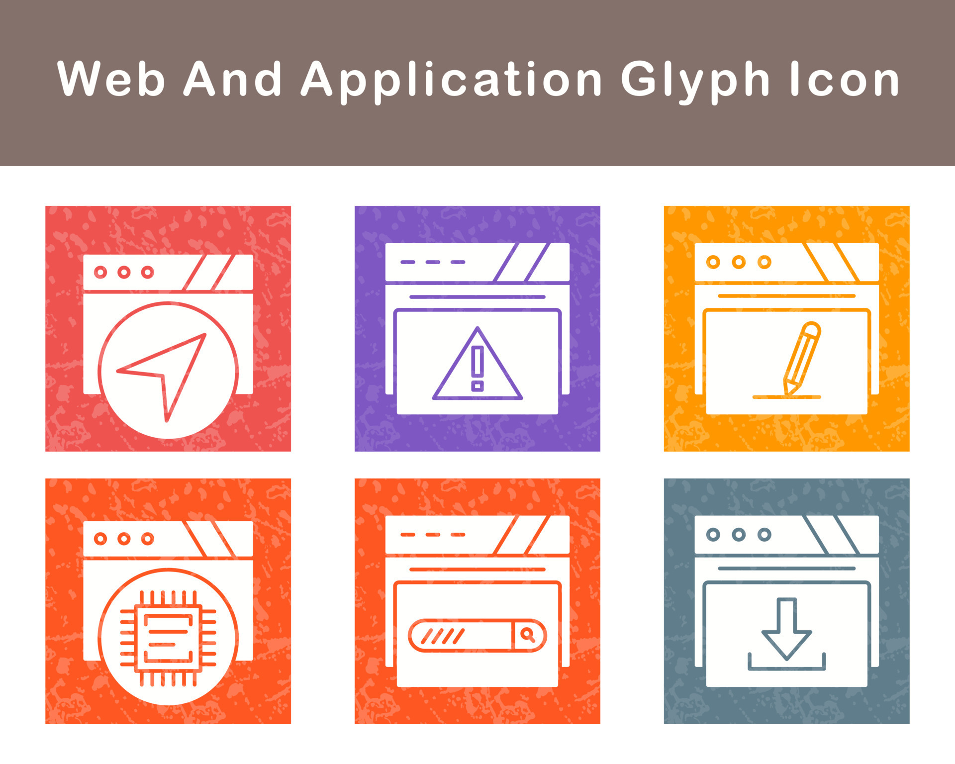 Web And Application Vector Icon Set 21382048 Vector Art at Vecteezy