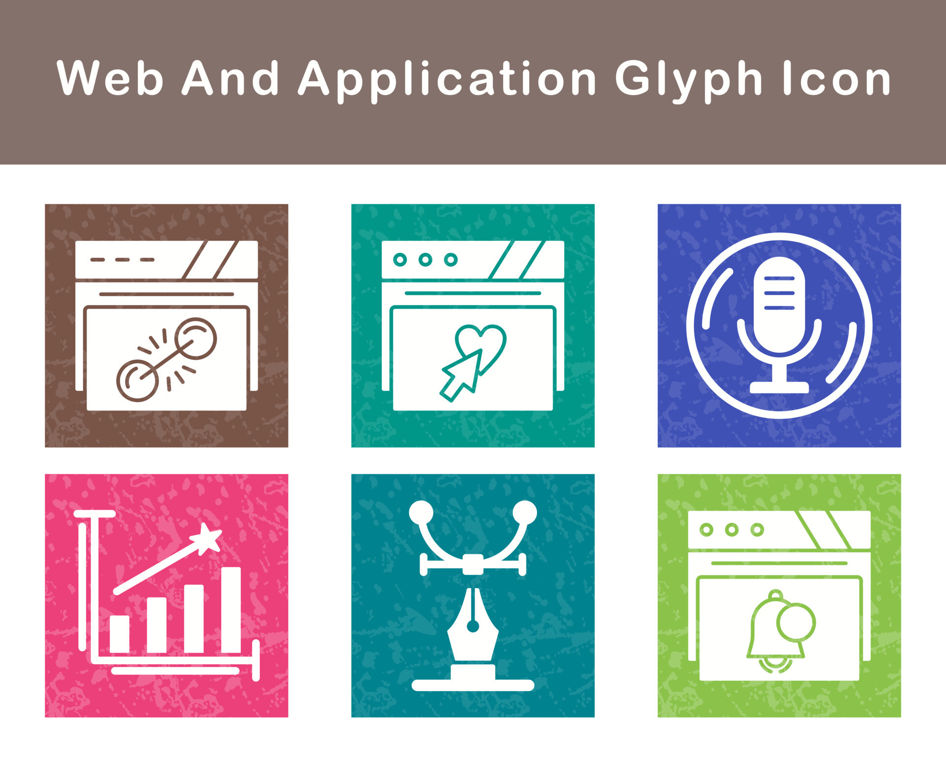 Web And Application Vector Icon Set 21382051 Vector Art at Vecteezy