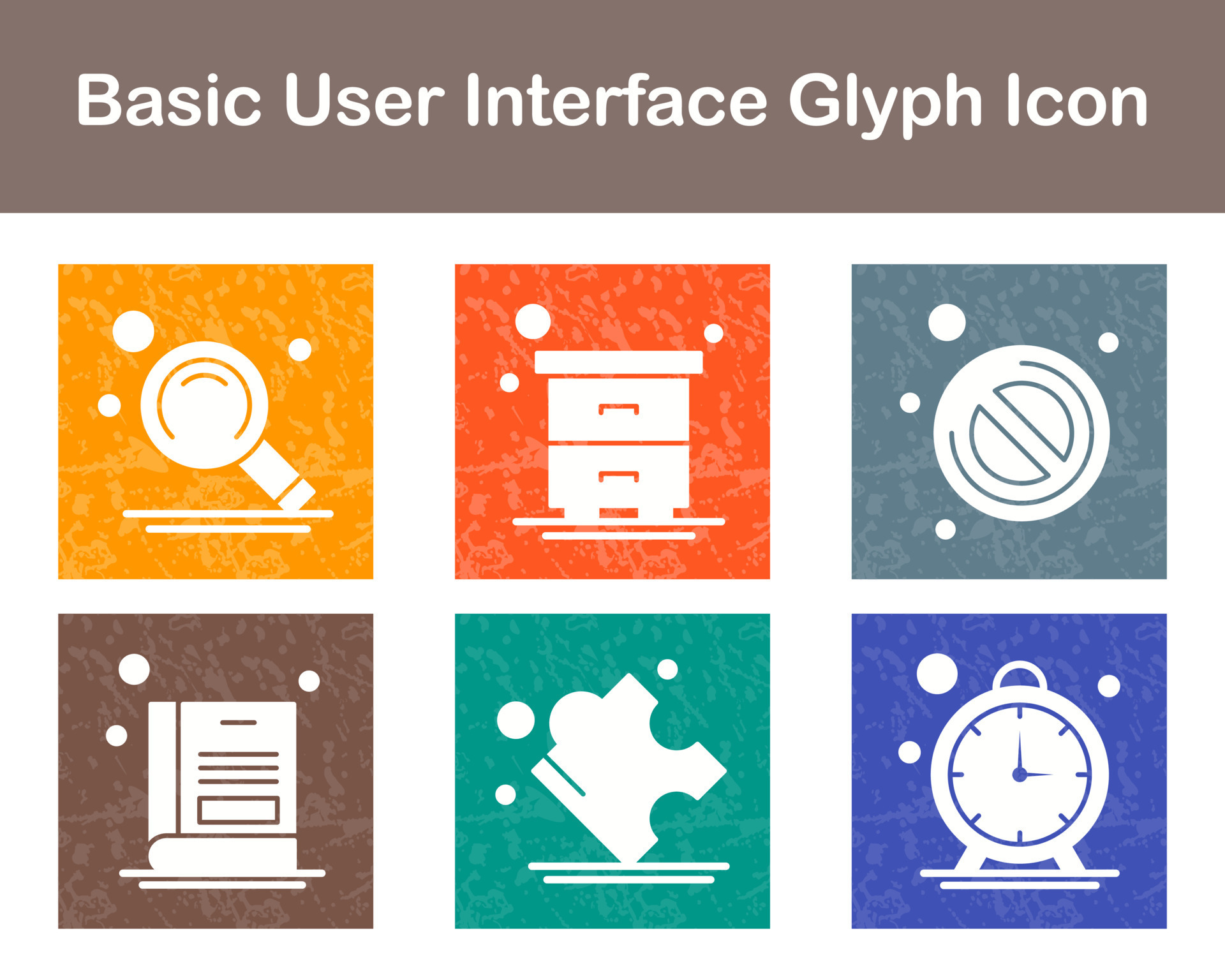 Basic User Interface Vector Icon Set 21382114 Vector Art at Vecteezy