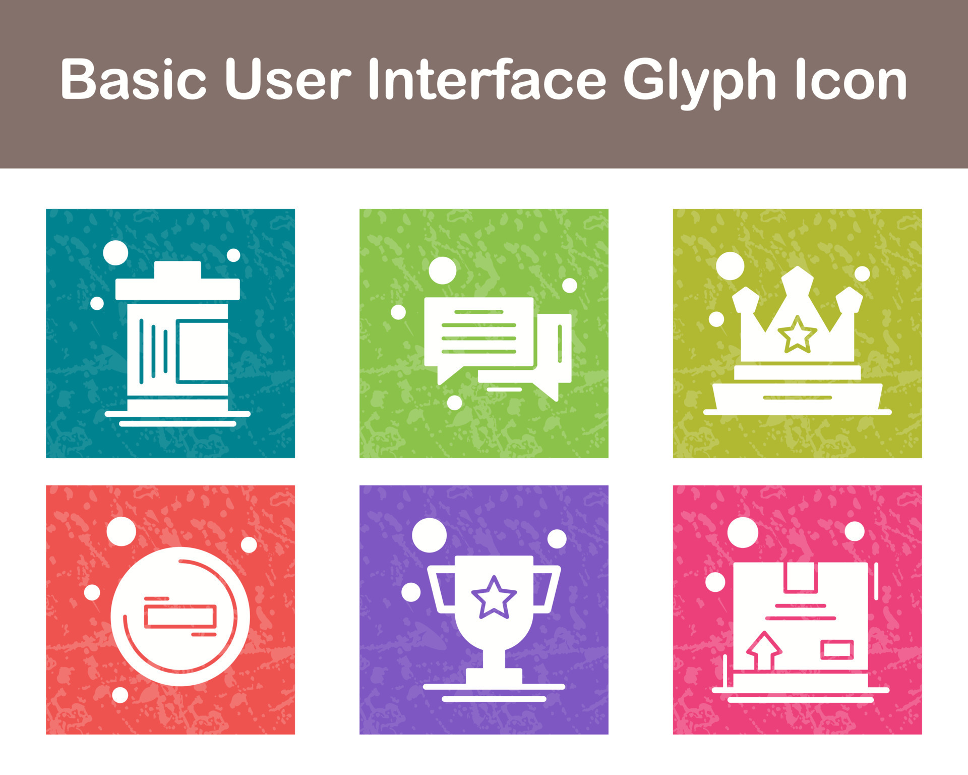 Basic User Interface Vector Icon Set 21382115 Vector Art At Vecteezy