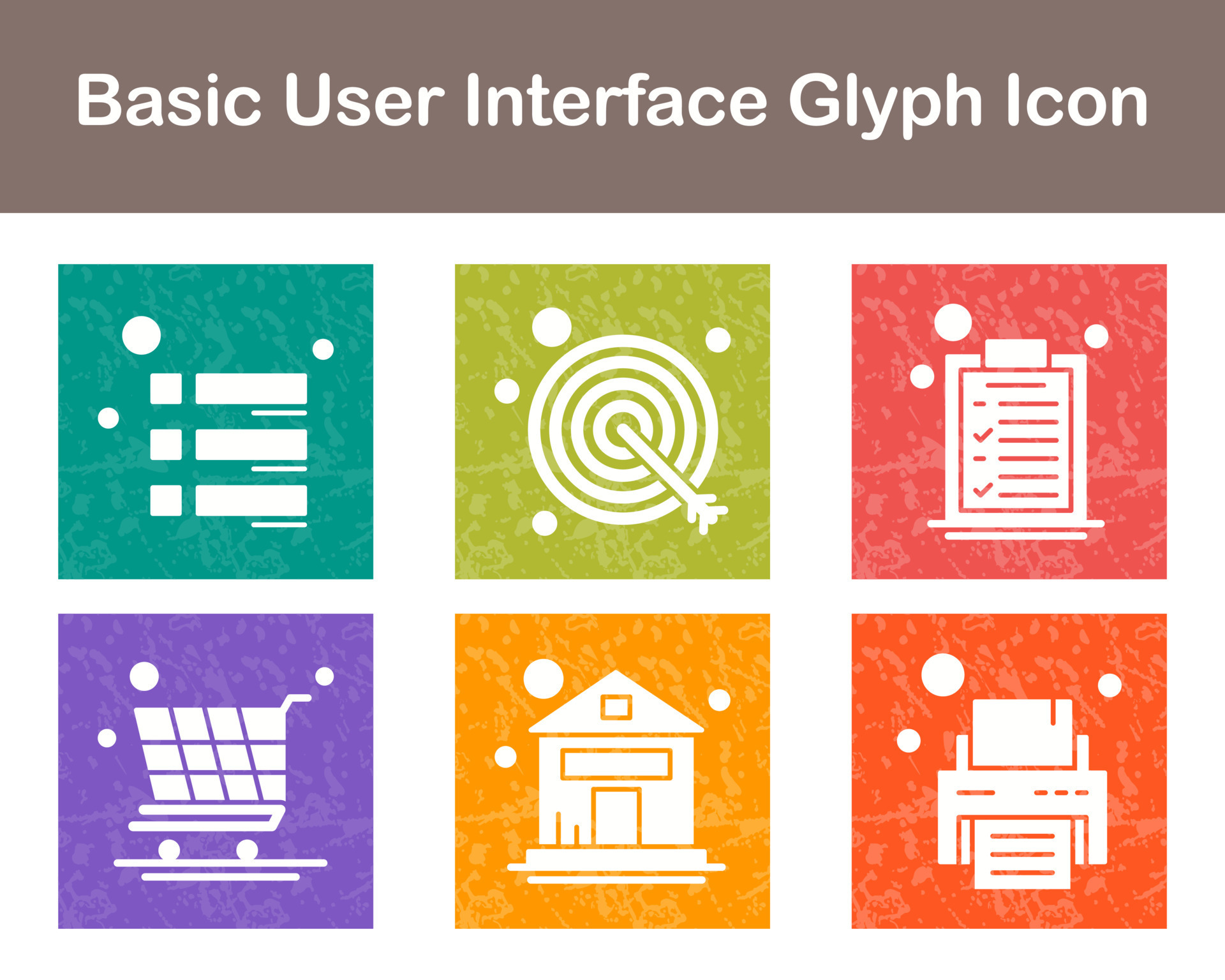 Basic User Interface Vector Icon Set 21382156 Vector Art at Vecteezy