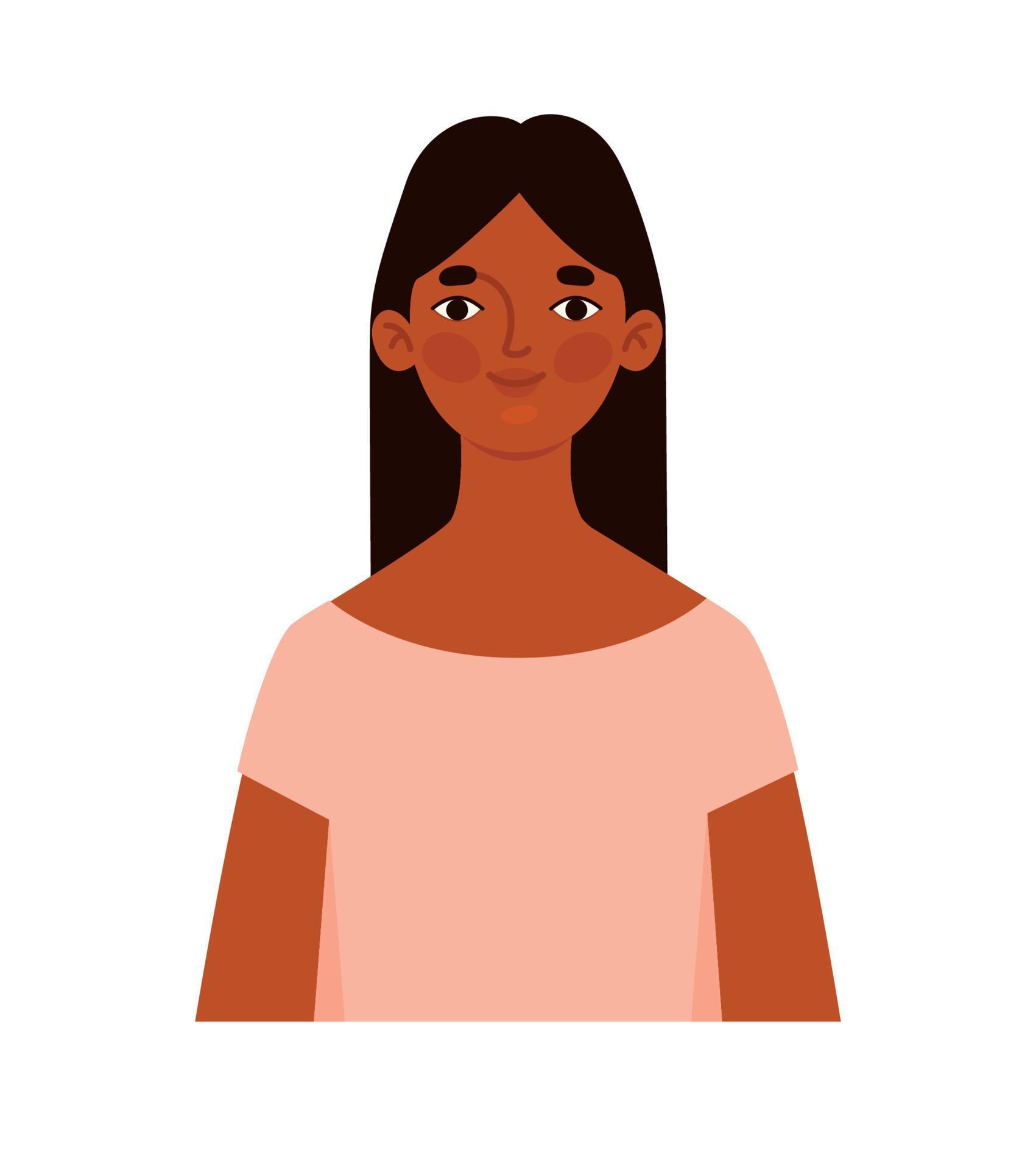 native american woman design 21382492 Vector Art at Vecteezy