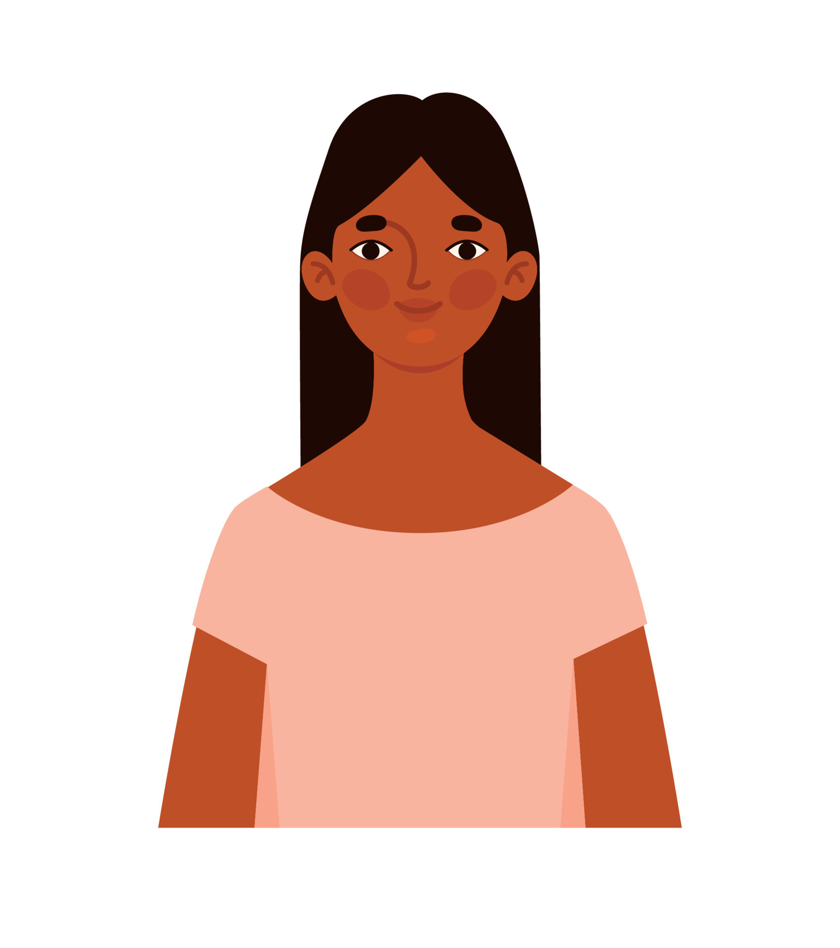 native american woman design 21382492 Vector Art at Vecteezy