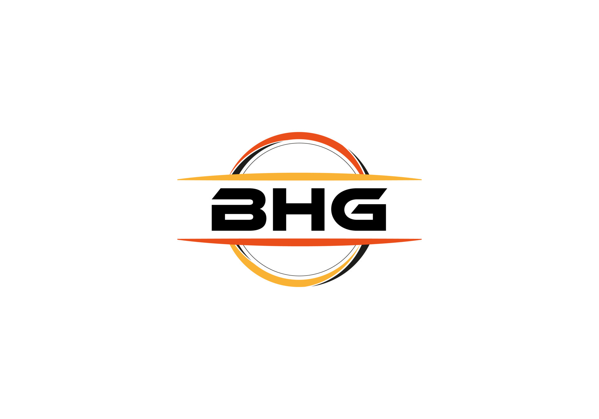 Bhg Letter Royalty Ellipse Shape Logo Bhg Brush Art Logo Bhg Logo For A Company Business And